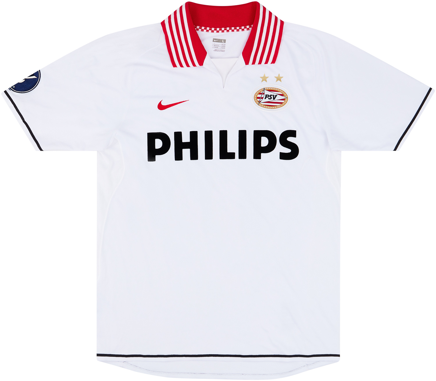 2007-08 PSV Match Issue UEFA Cup Away Shirt Addo #18