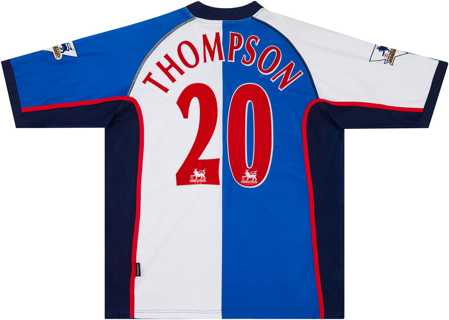 2003-04 Blackburn Match Issue Home Shirt Thompson #20