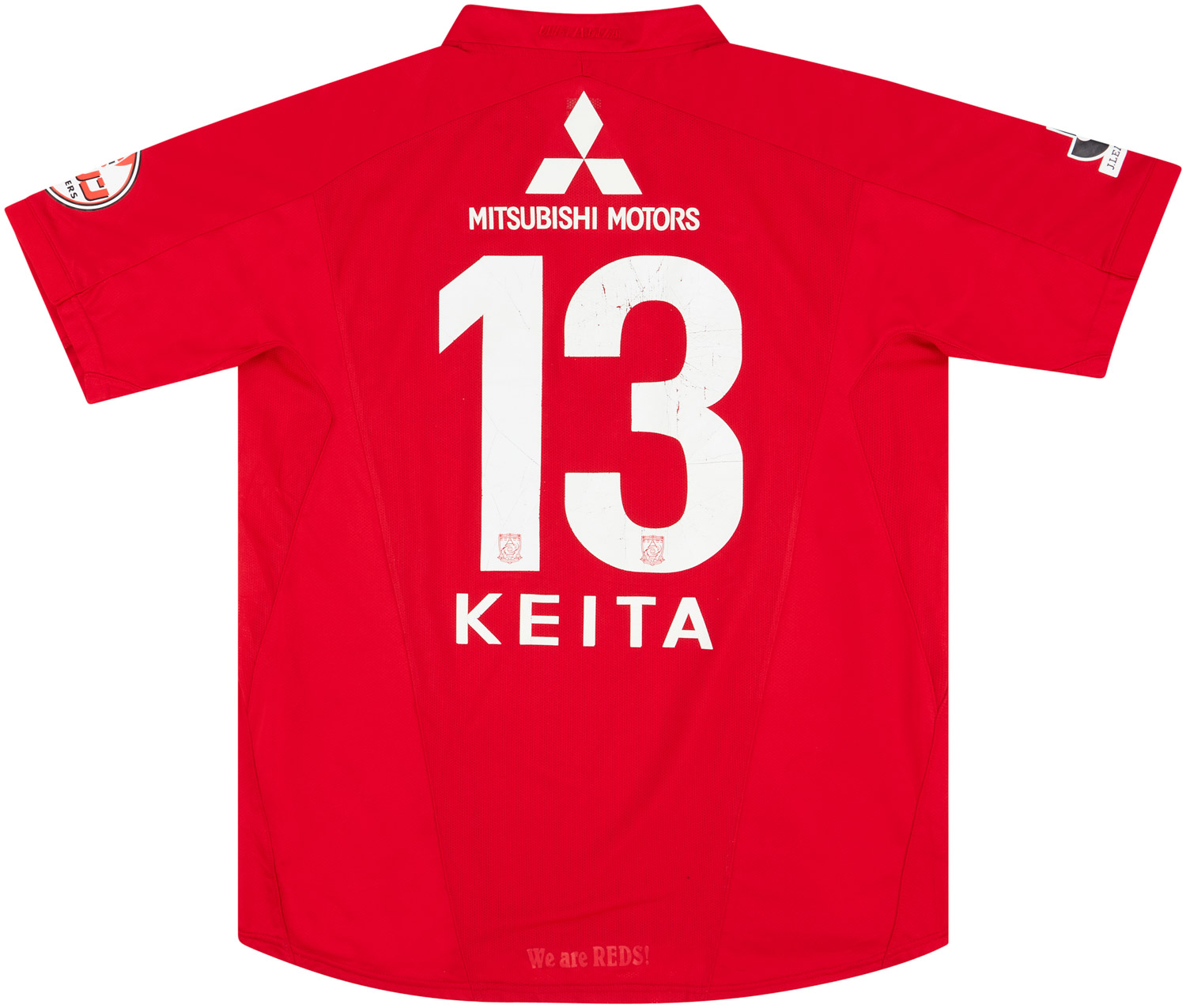 2009 Urawa Red Diamonds Home Shirt Keita #13 - 6/10 - (L) 2009 Urawa Red Diamonds Home Shirt Keita #13 - 6/10 - (L)