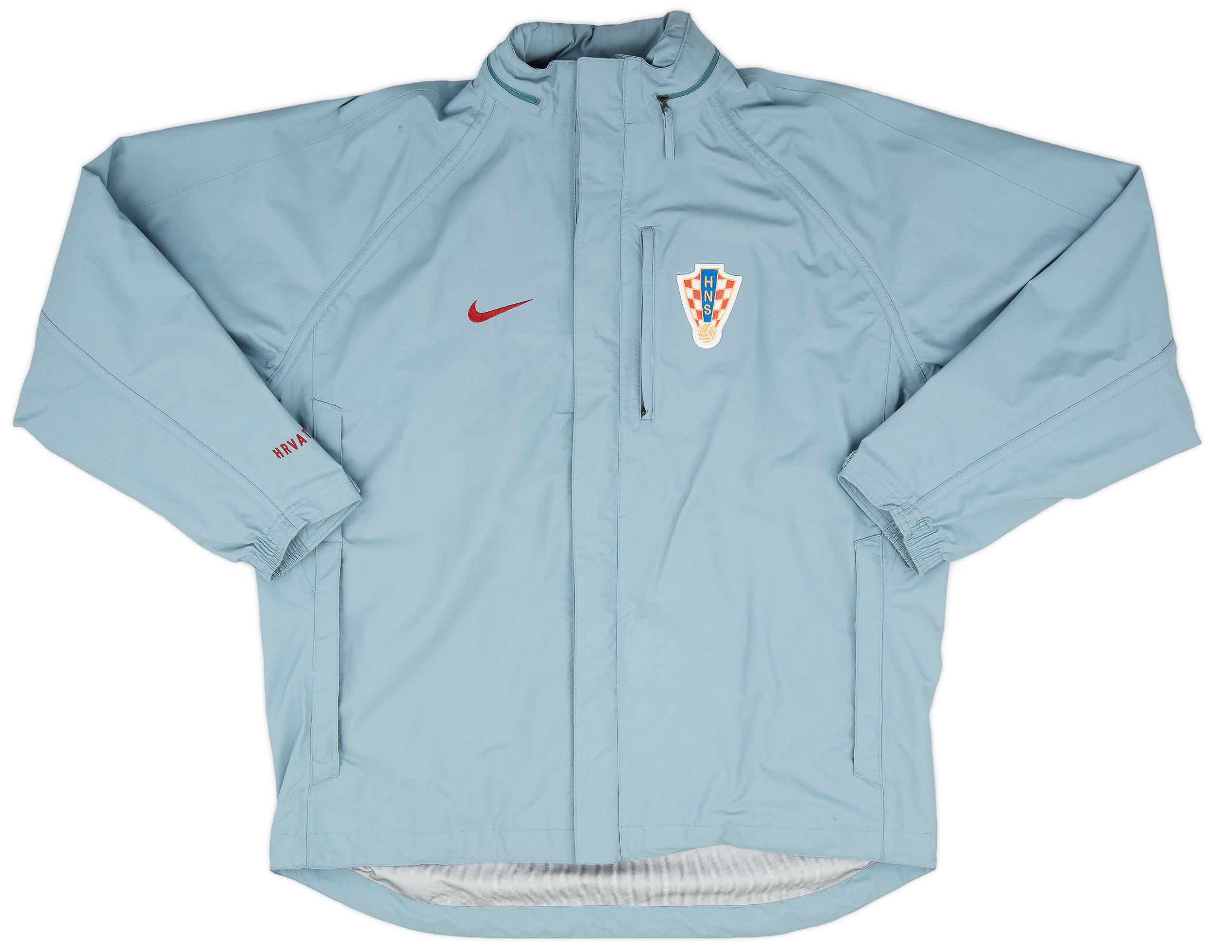 2004-06 Croatia Nike Hooded Bench Coat - 9/10 - (L)