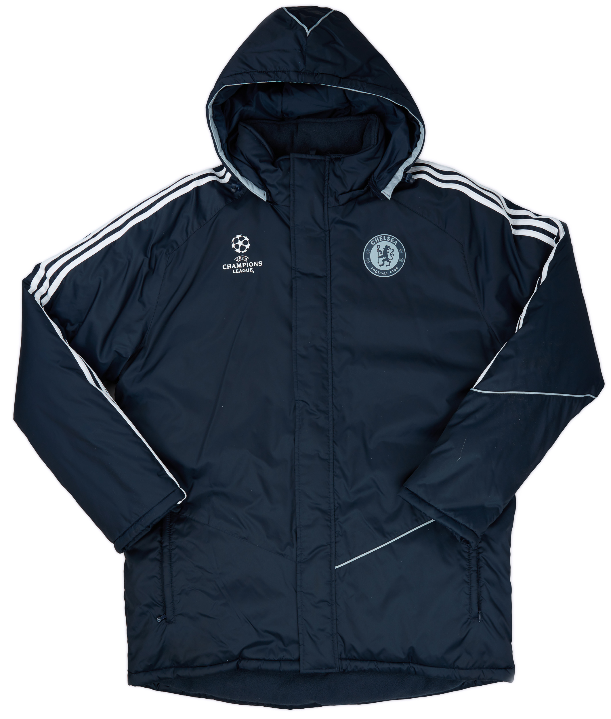 2009-10 Chelsea adidas CL Padded Bench Coat - 8/10 - (XL)