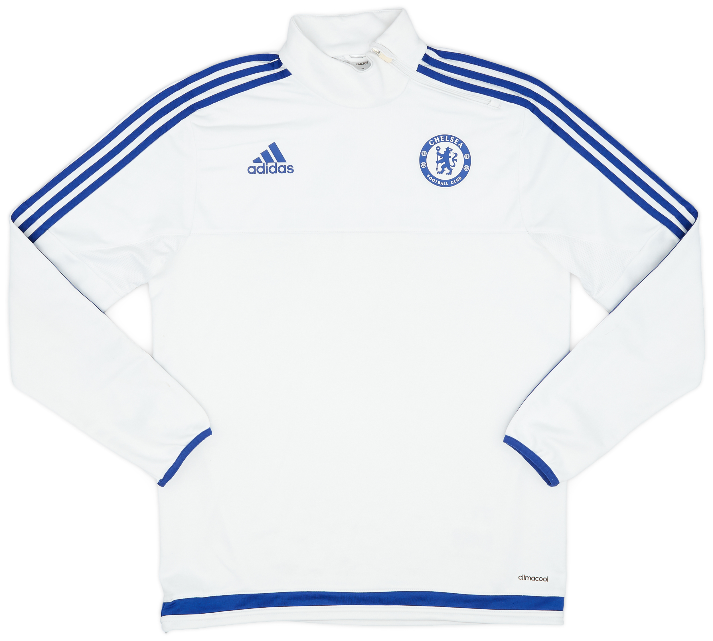 2015-16 Chelsea adidas 1/4 Zip Training Top - 9/10 - (M)
