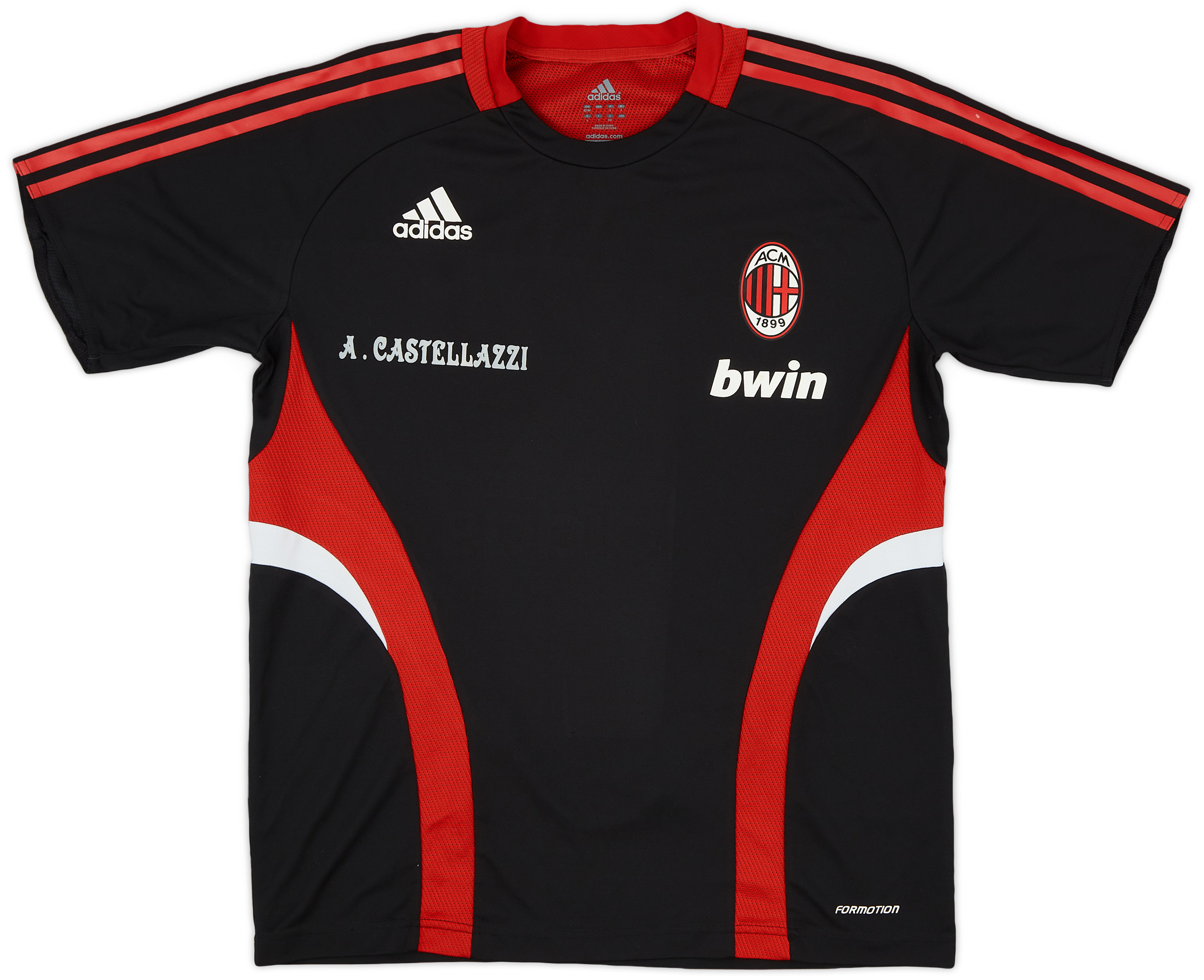 2008-09 AC Milan Staff Issue adidas Training Shirt 'A. Castellazzi' - 8 ...