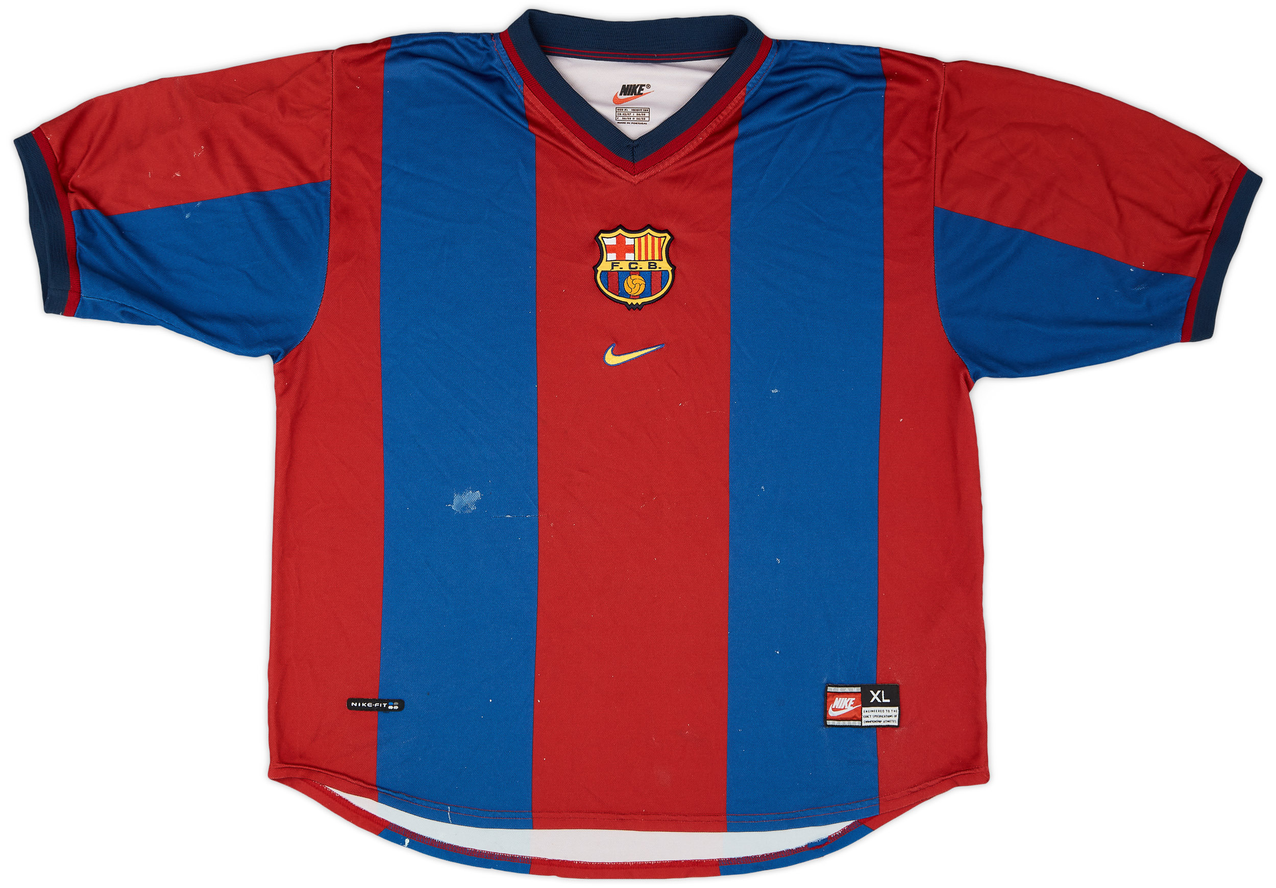 1998-00 Barcelona Home Shirt - 5/10 - (XL)