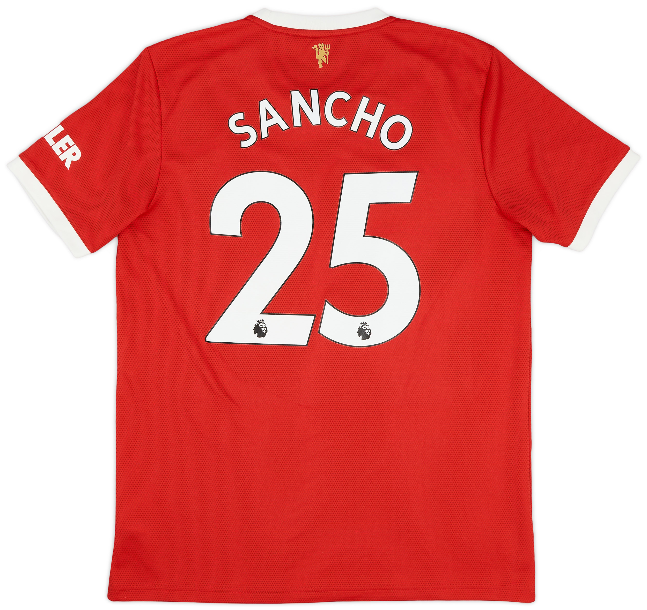 2021-22 Manchester United Home Shirt Sancho #25 - 9/10 - (L)