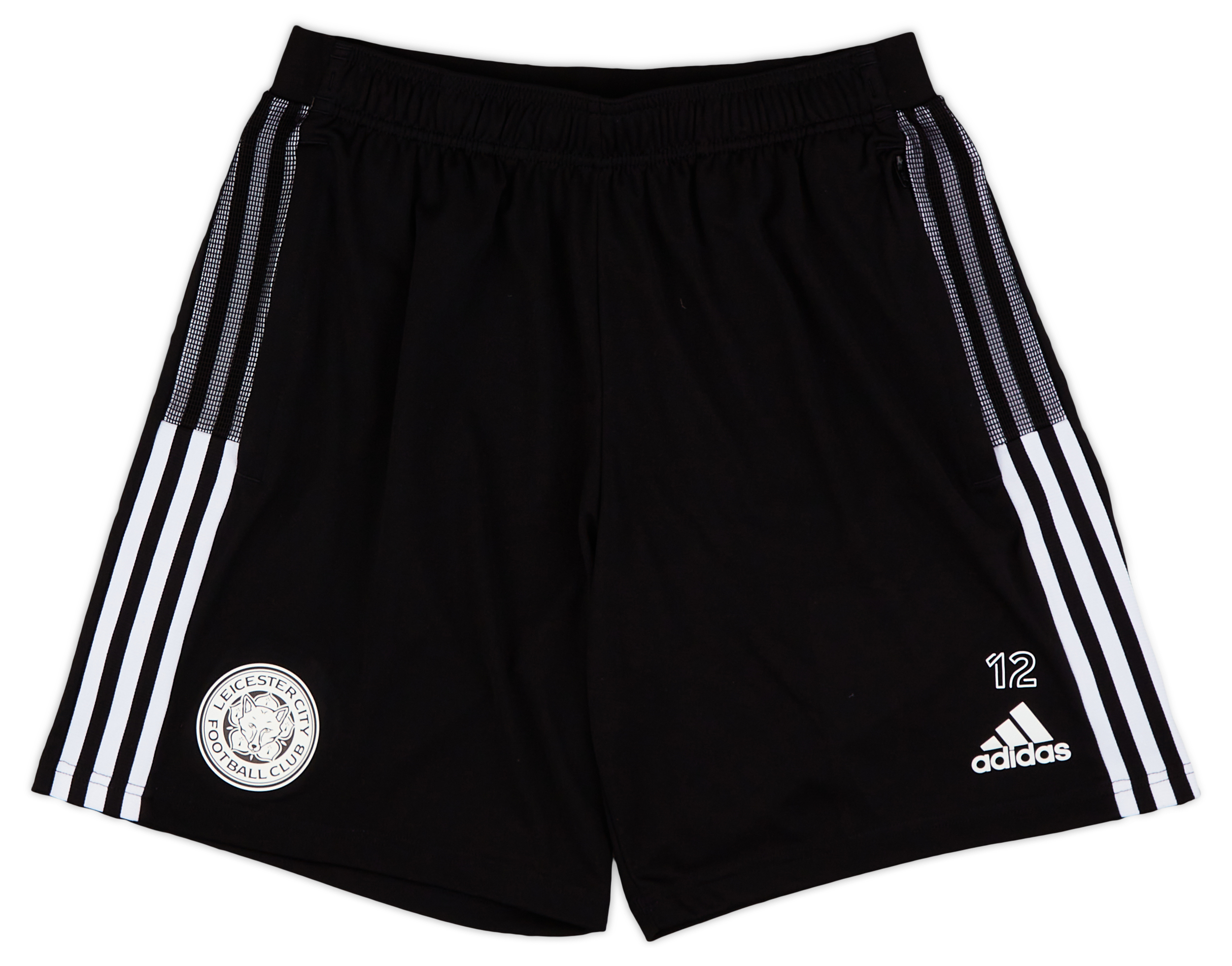 2022-23 Leicester Player Worn Training Shorts #12 - Very Good 7/10 - (L)