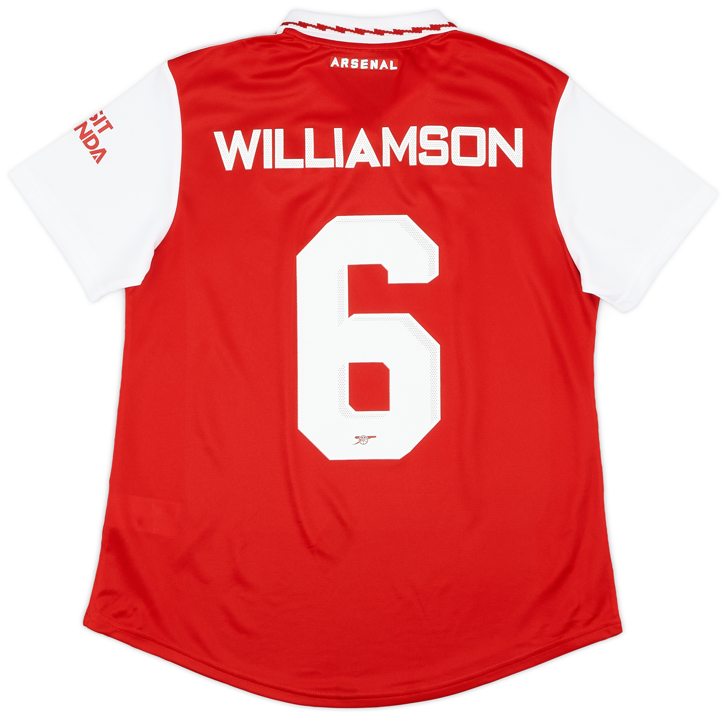 2022-23 Arsenal Home Shirt Williamson #6 (Women's)