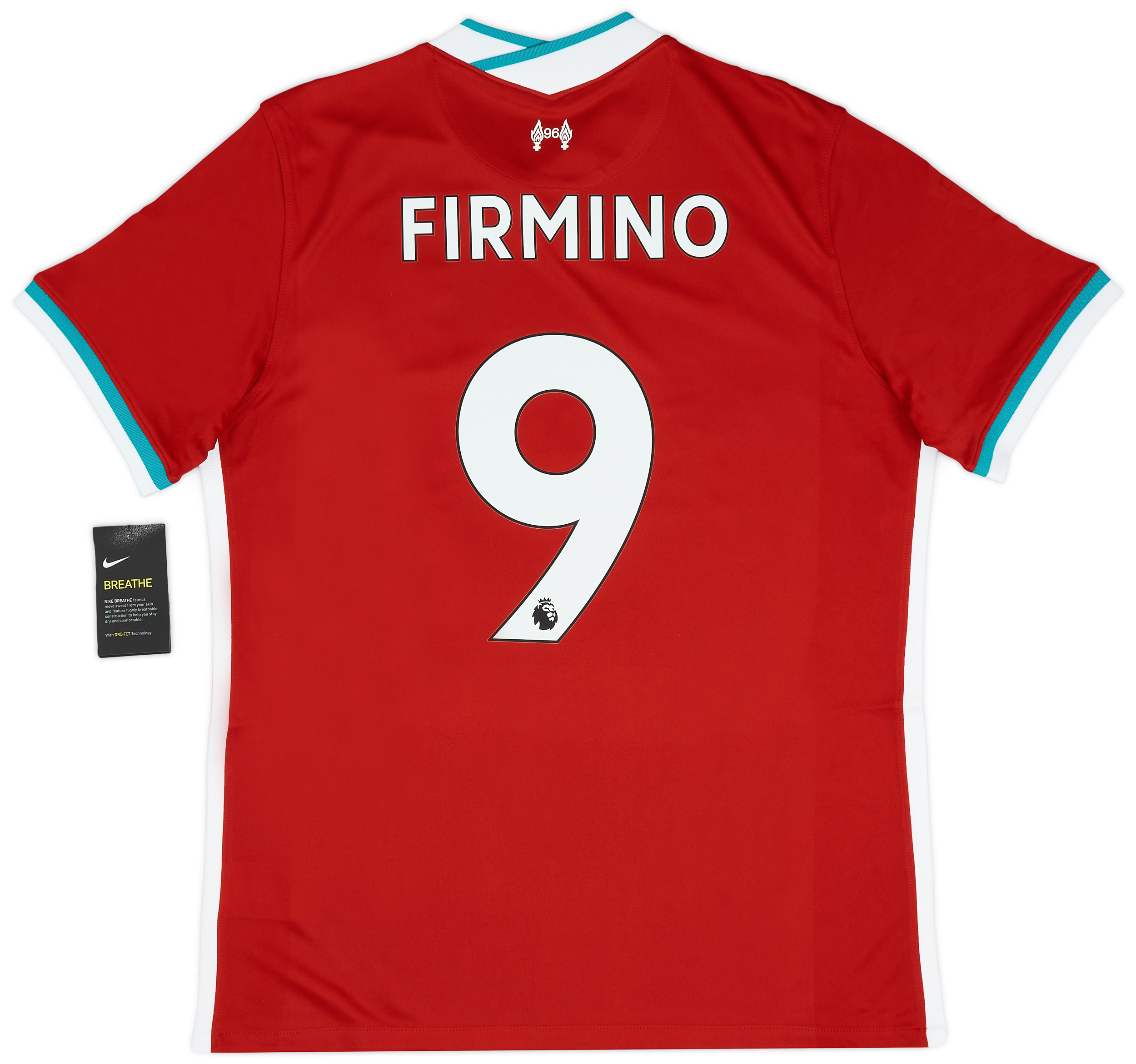 2020-21 Liverpool Home Shirt Firmino #9