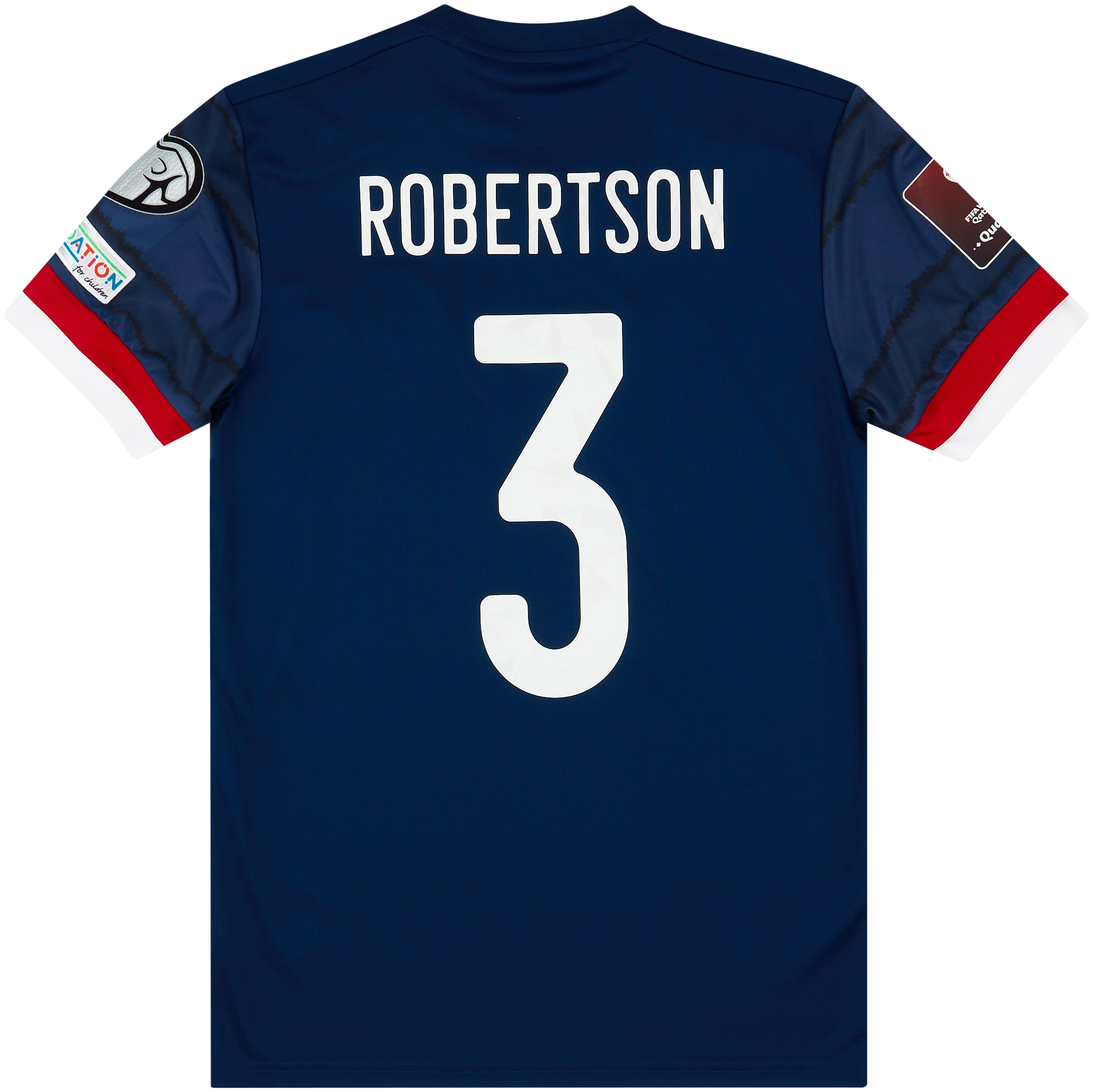 2020-21 Scotland Home Shirt Robertson #3 - NEW - (S)