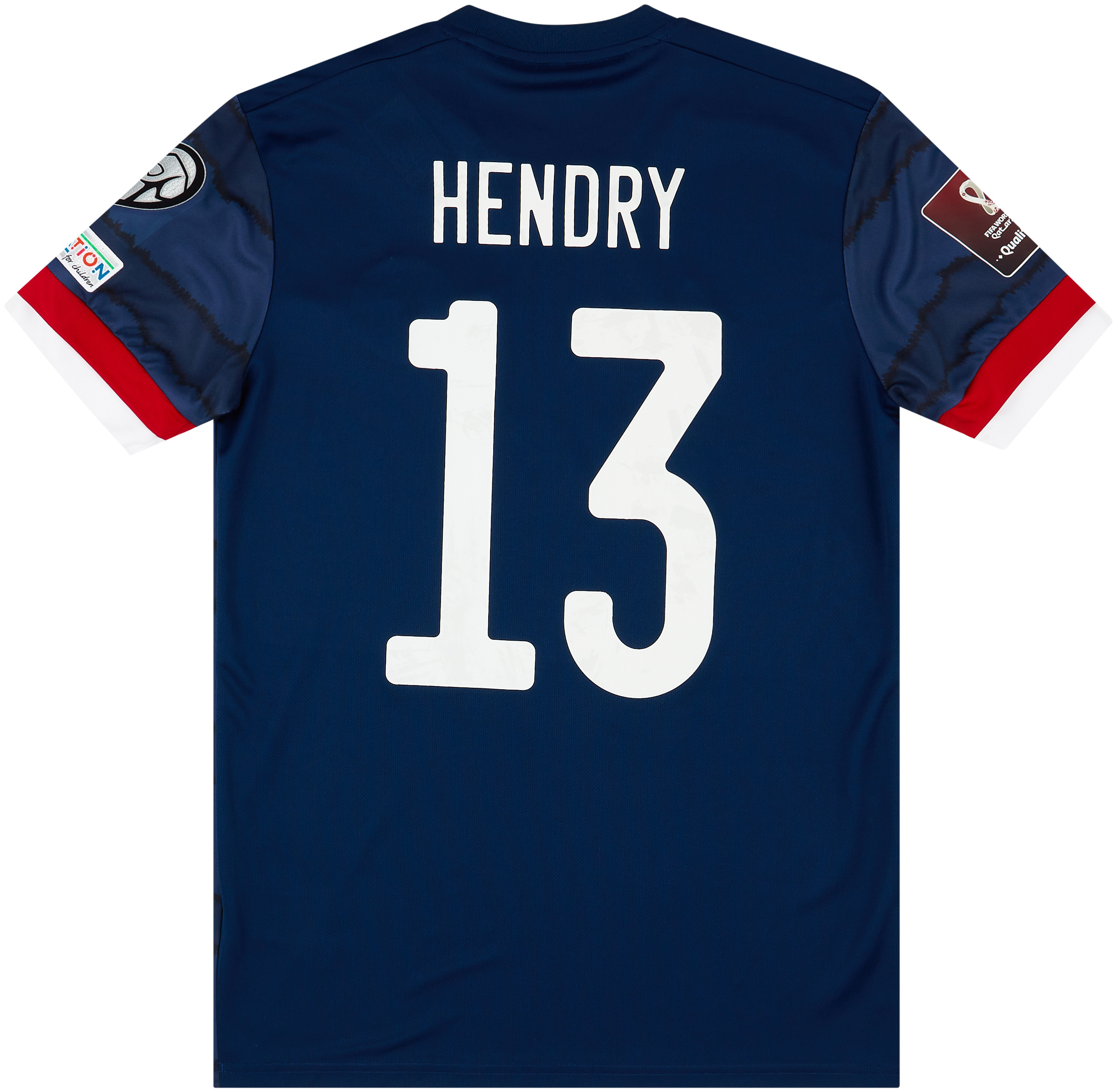 2020-21 Scotland Home Shirt Hendry #13 - NEW - (S)