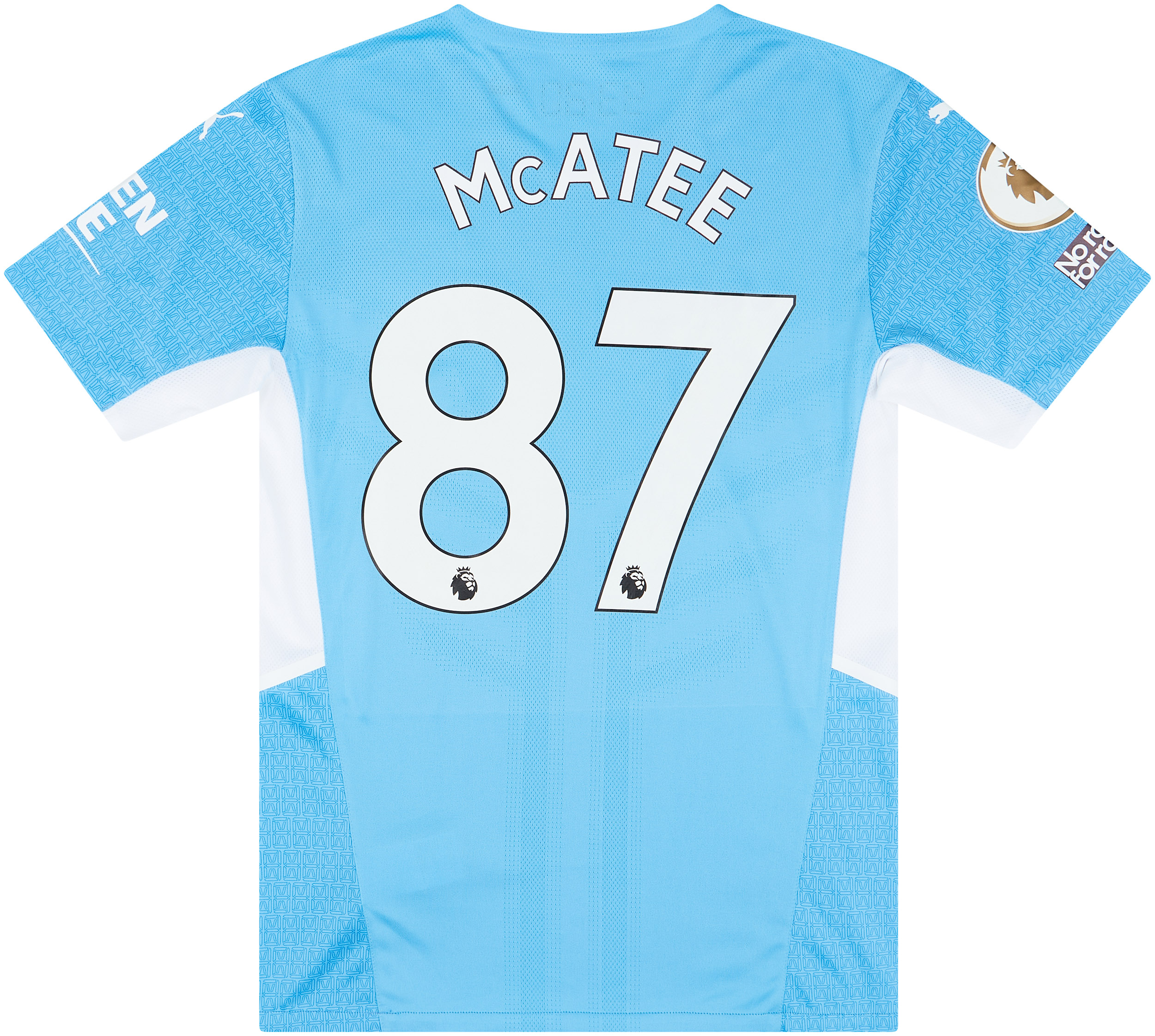 2021-22 Manchester City Player Issue Home Shirt McAtee #87 - As New - (M)