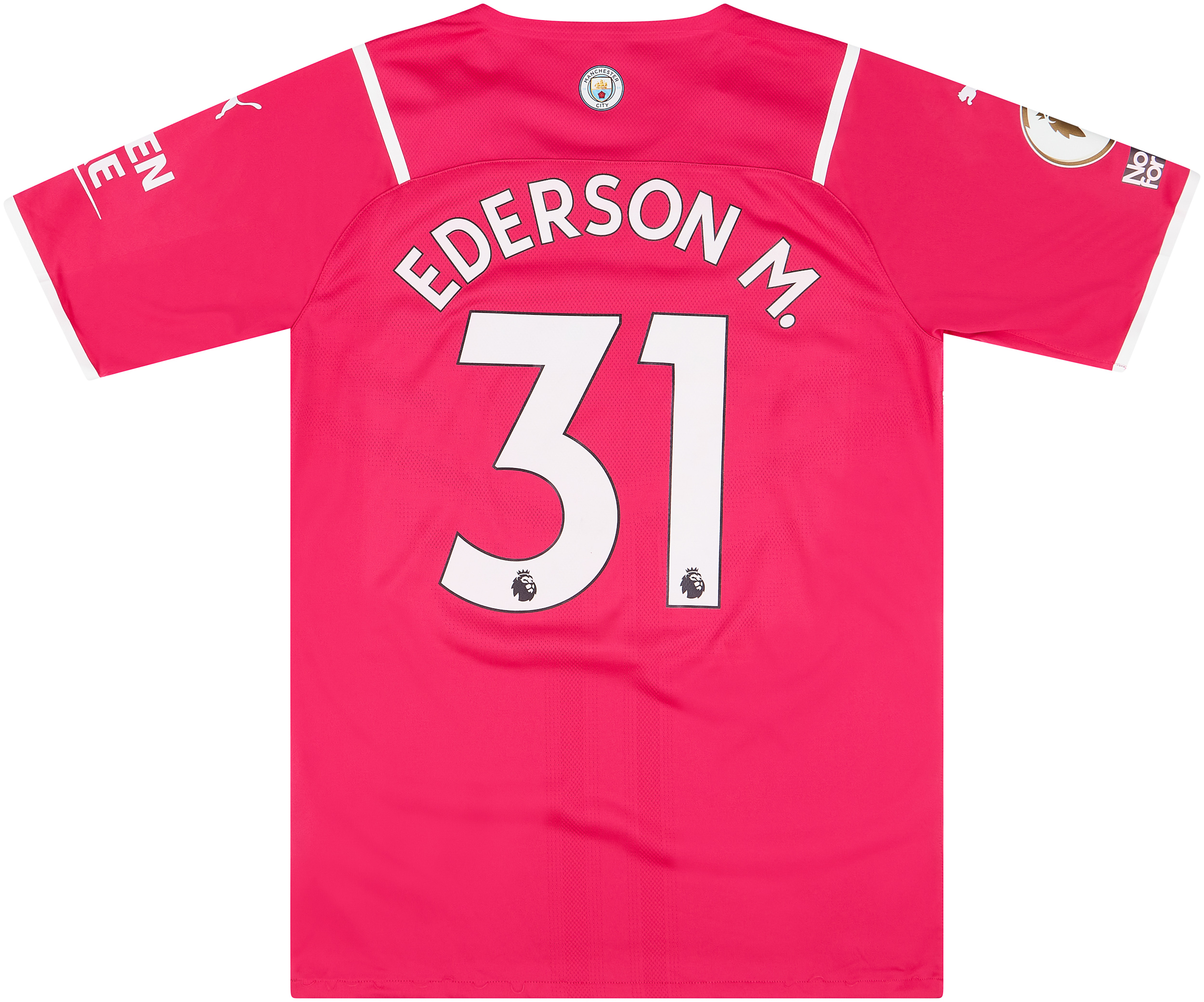 2021-22 Manchester City Player Issue GK Fifth Shirt Ederson M. #31 - As ...