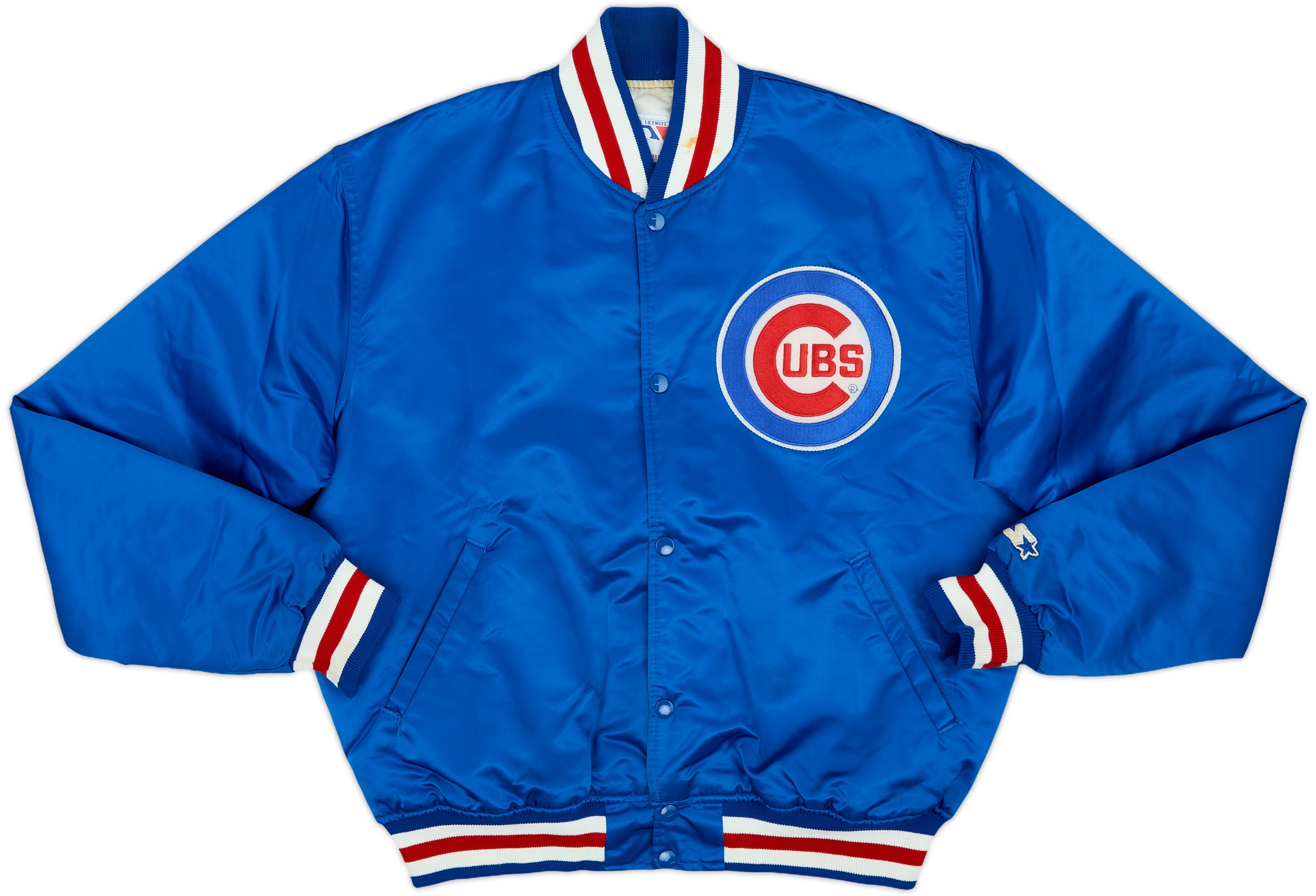 1980s Chicago Cubs Starter Satin Varsity Jacket - 7/10 - (L)