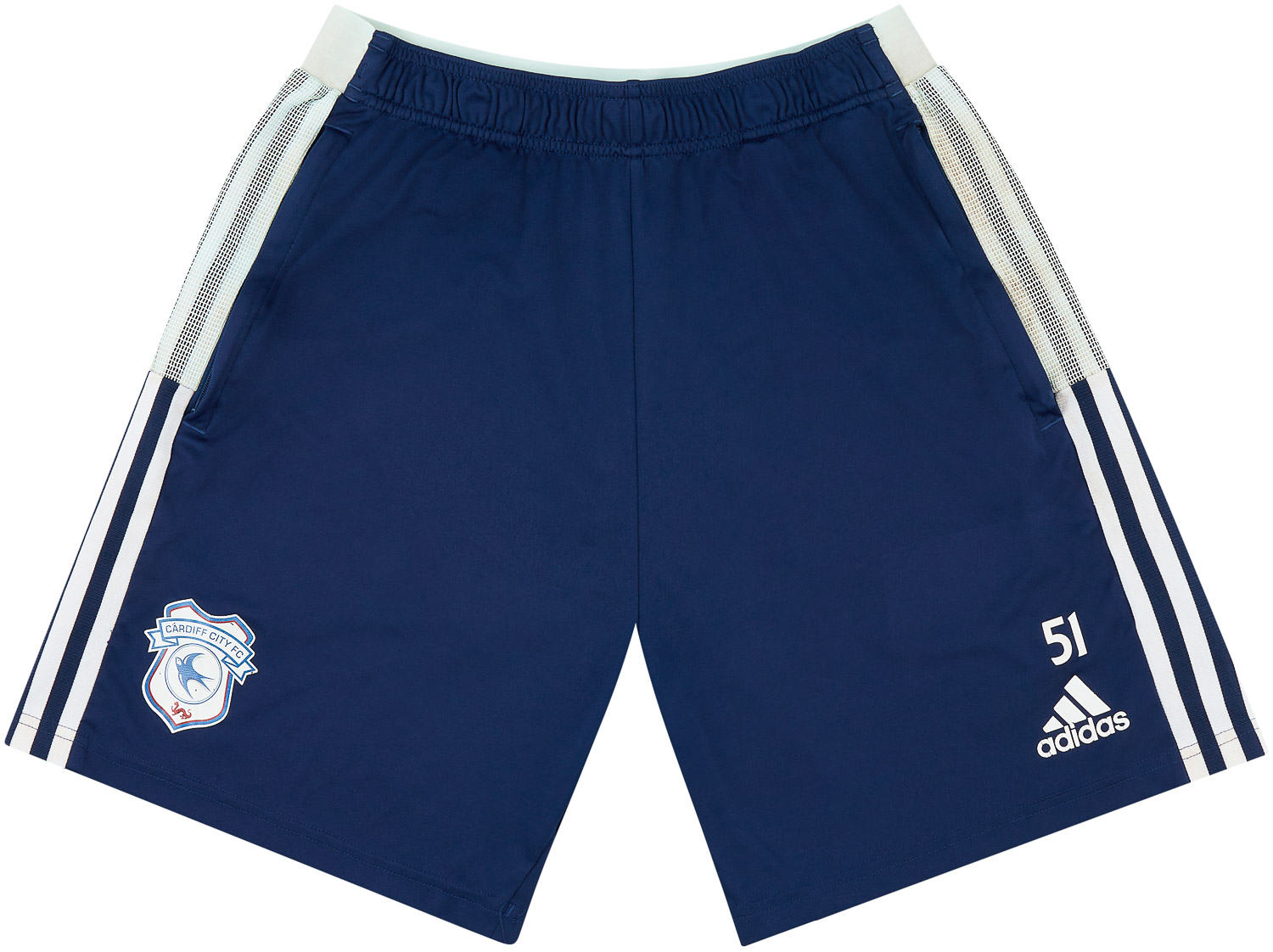 2021-22 Cardiff Player Issue Training Shorts # (Good)