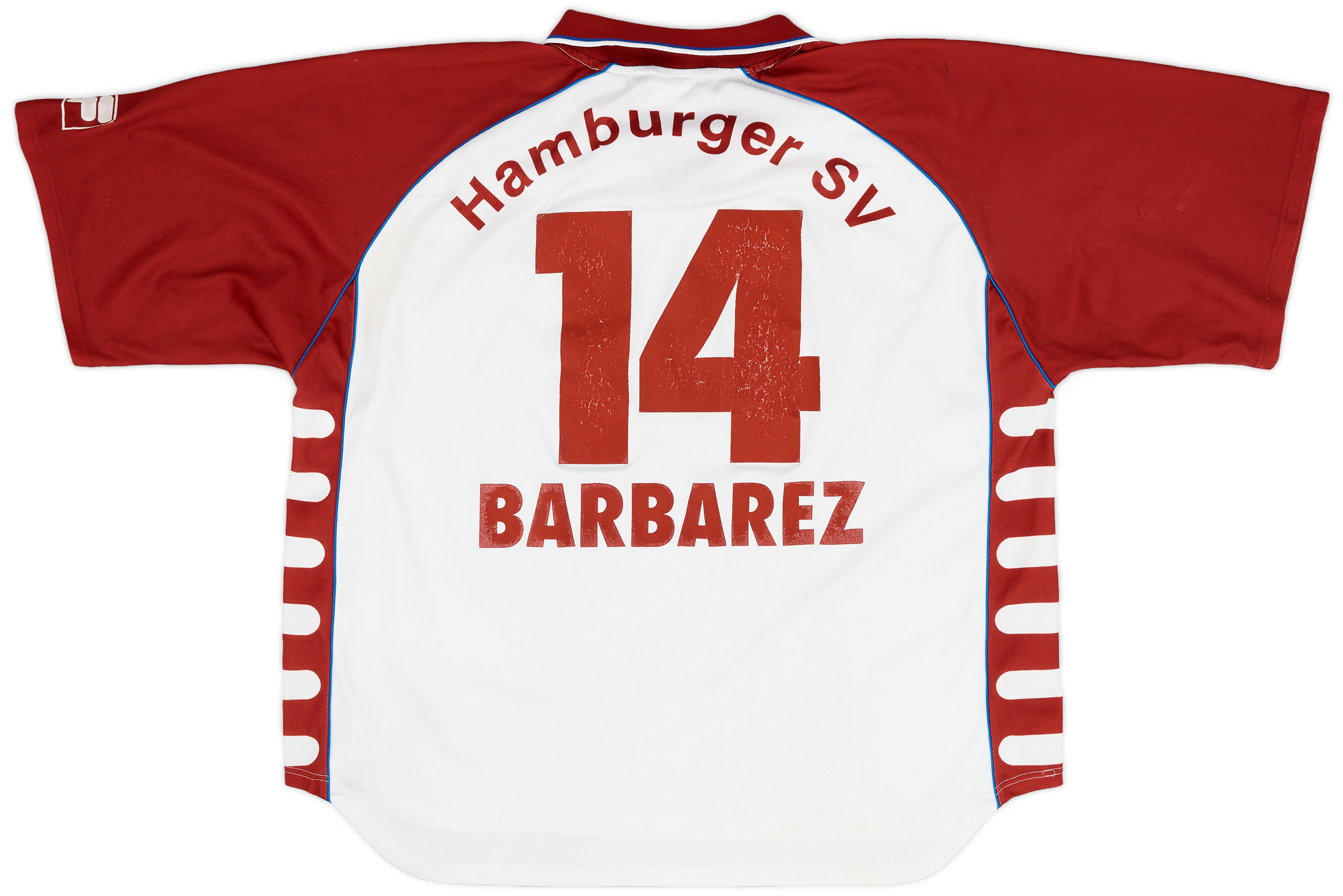2000-01 Hamburg Home Shirt Barbarez #14 - 4/10 - (XL)