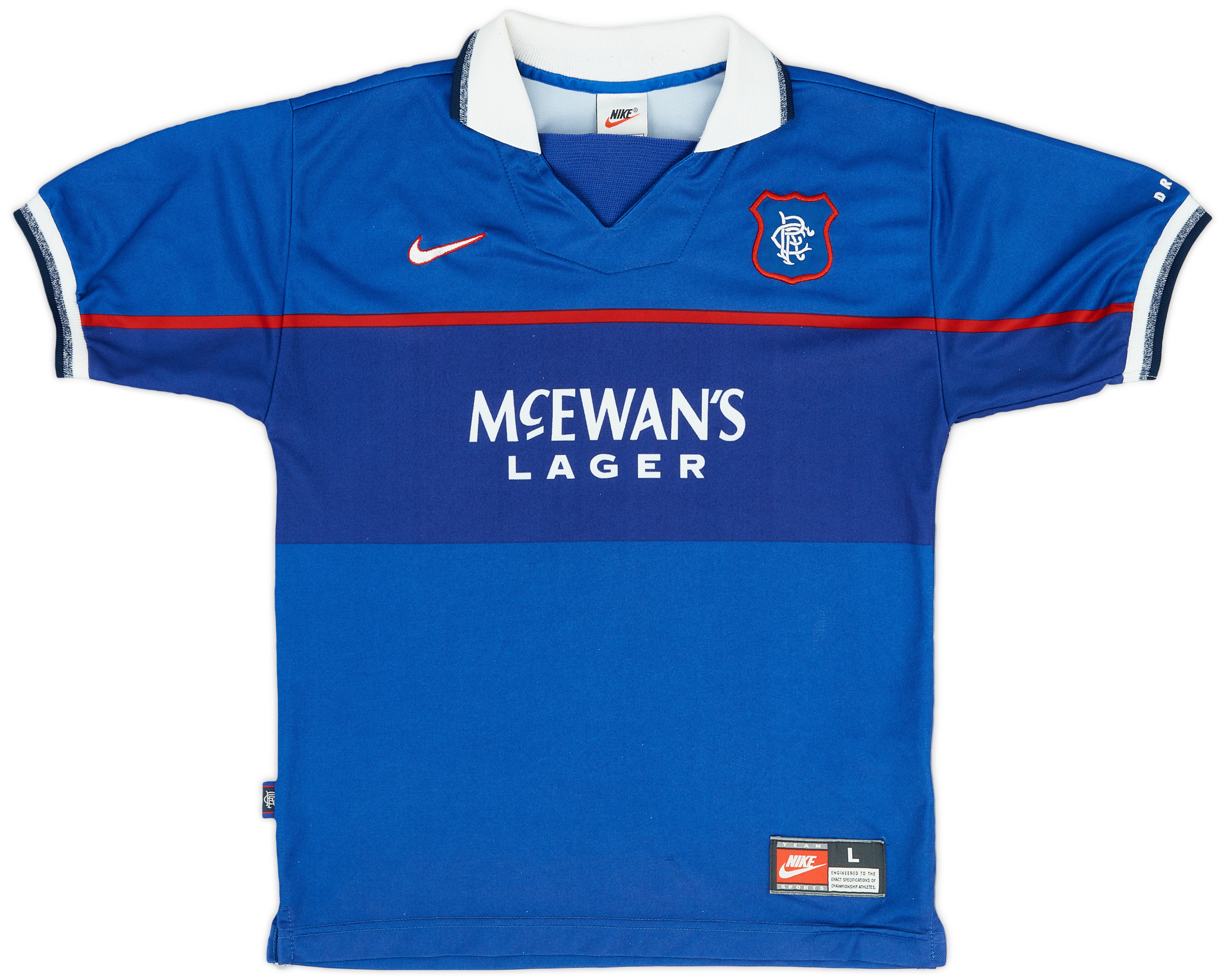 1997-99 Rangers Home Shirt - 8/10 - (L.Boys)