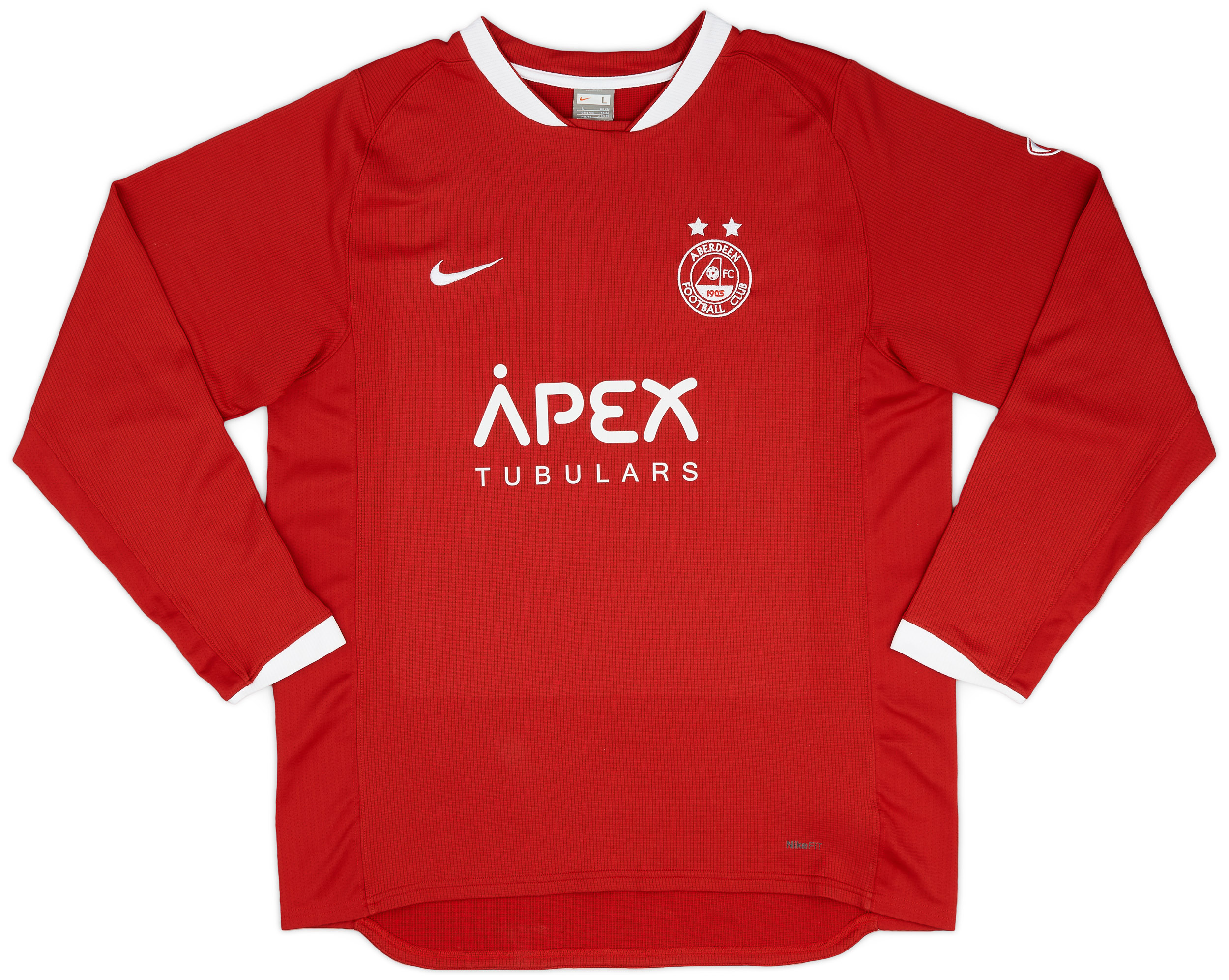 2007-08 Aberdeen Home L/S Shirt - 9/10 - (L)