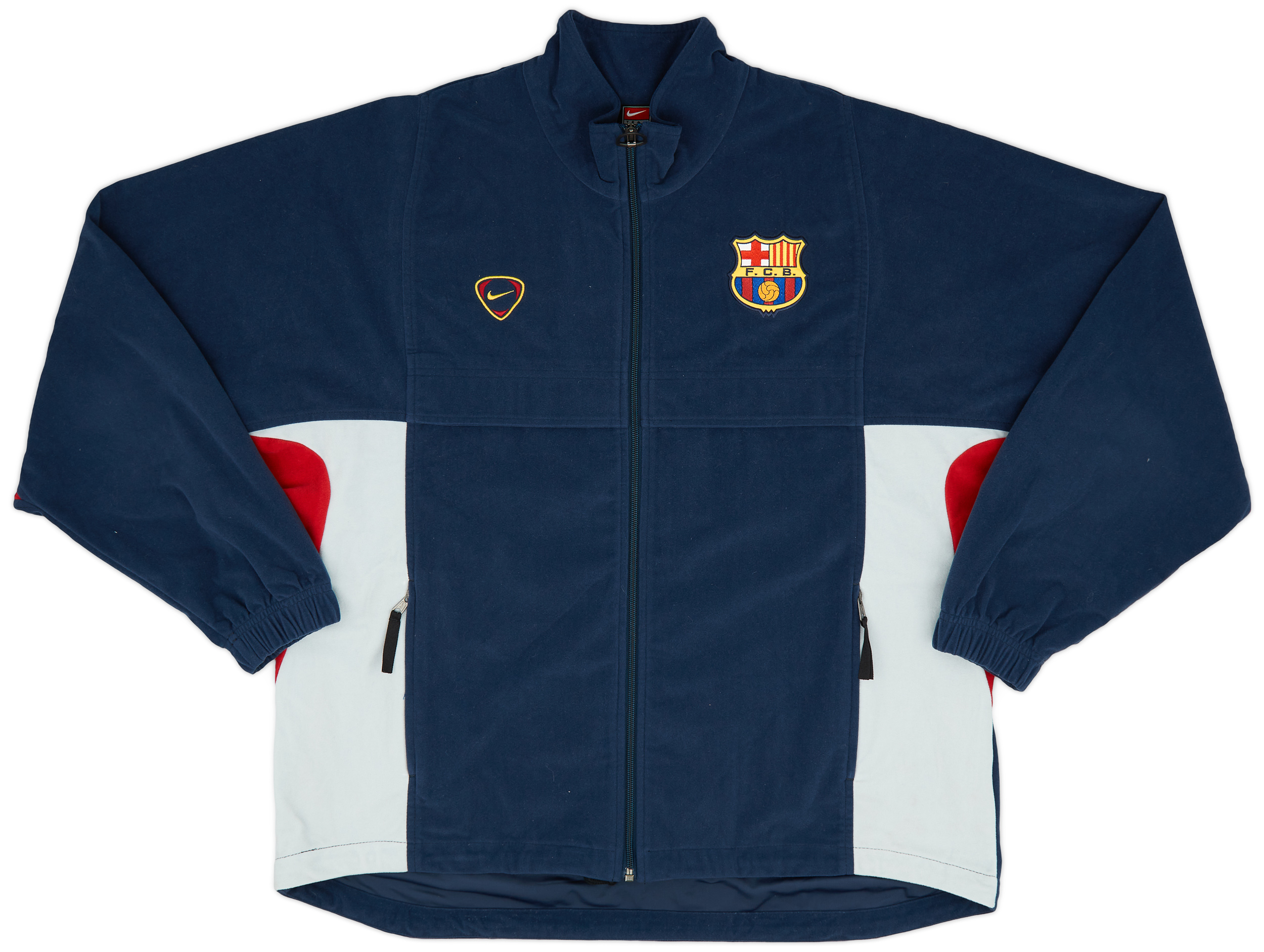 2000-02 Barcelona Nike Track Jacket - 9/10 - (XL)