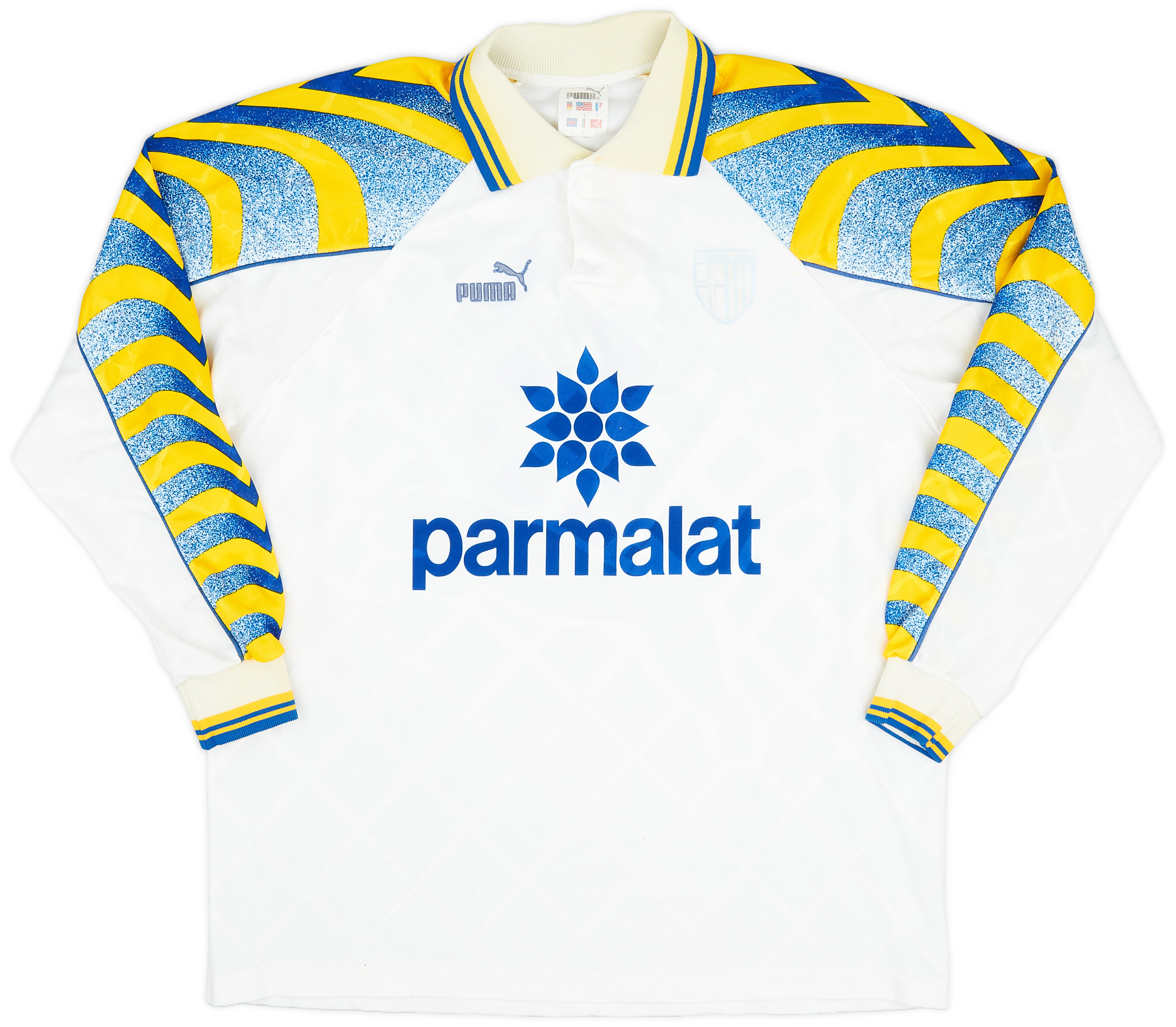 1995-97 Parma Home L/S Shirt #9 - 4/10 - (L)
