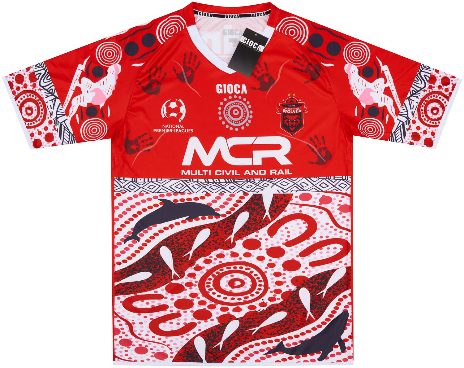 Retro Wolves trøje. Klassisk