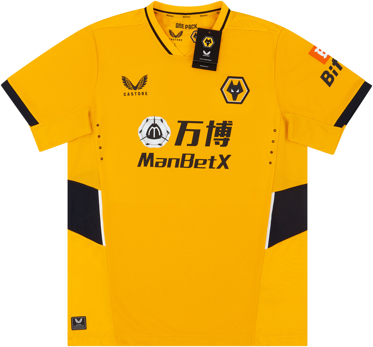 2021-22 Wolves Player Issue Pro Home Shirt - NEW