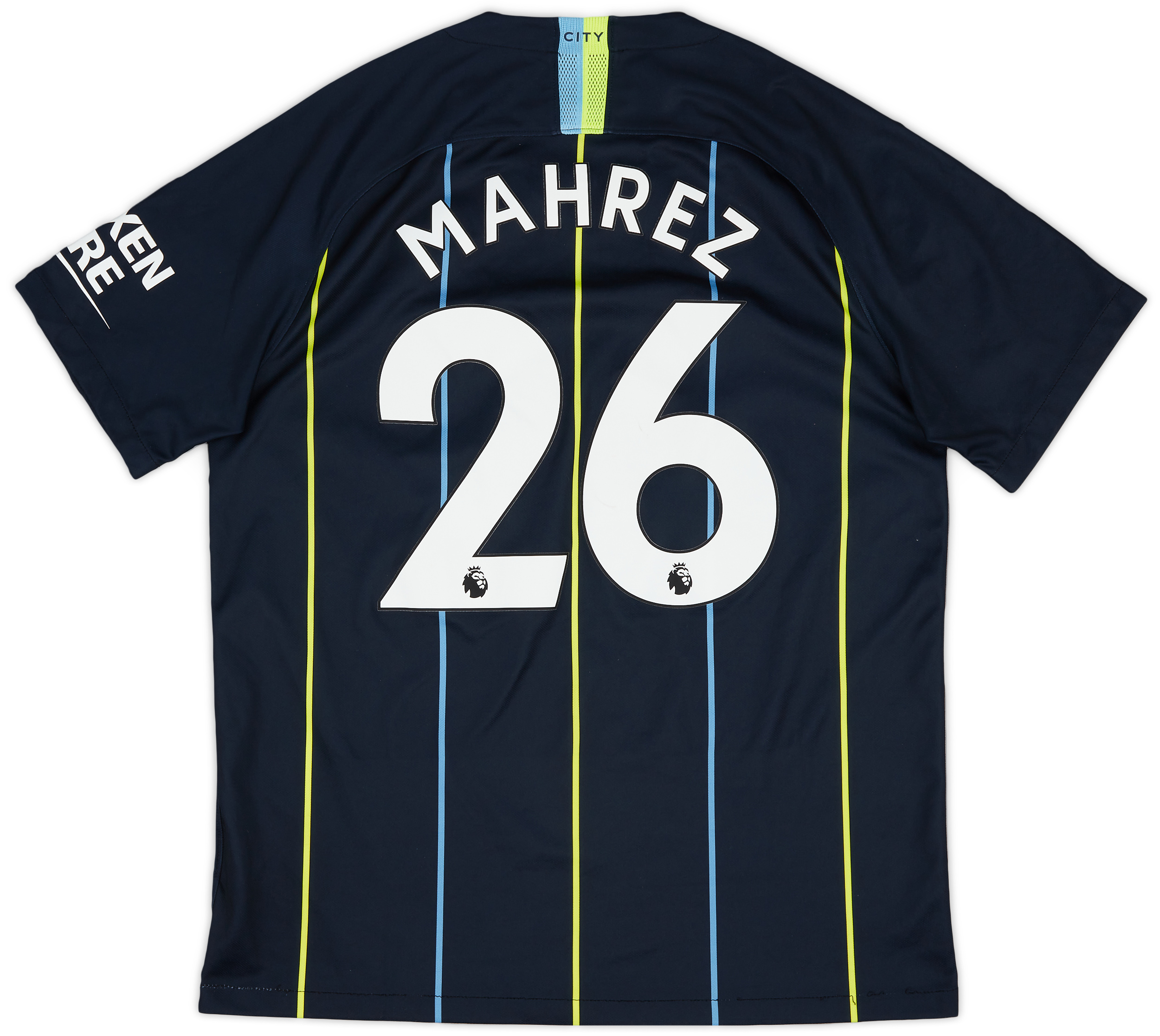 2018-19 Manchester City Away Shirt Mahrez #26 - Very Good 7/10 - (L)