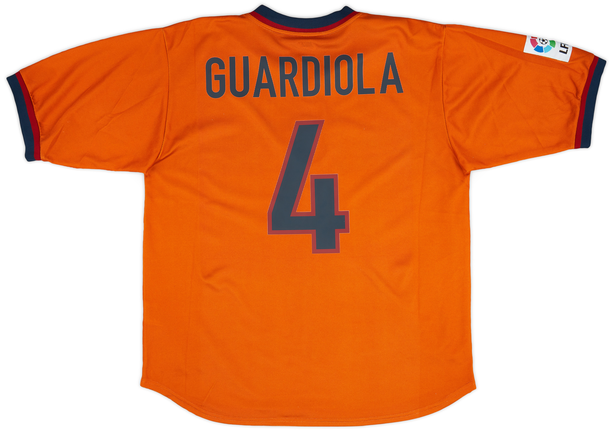 1998-00 Barcelona Third Shirt Guardiola #4 - 9/10 - (XL)