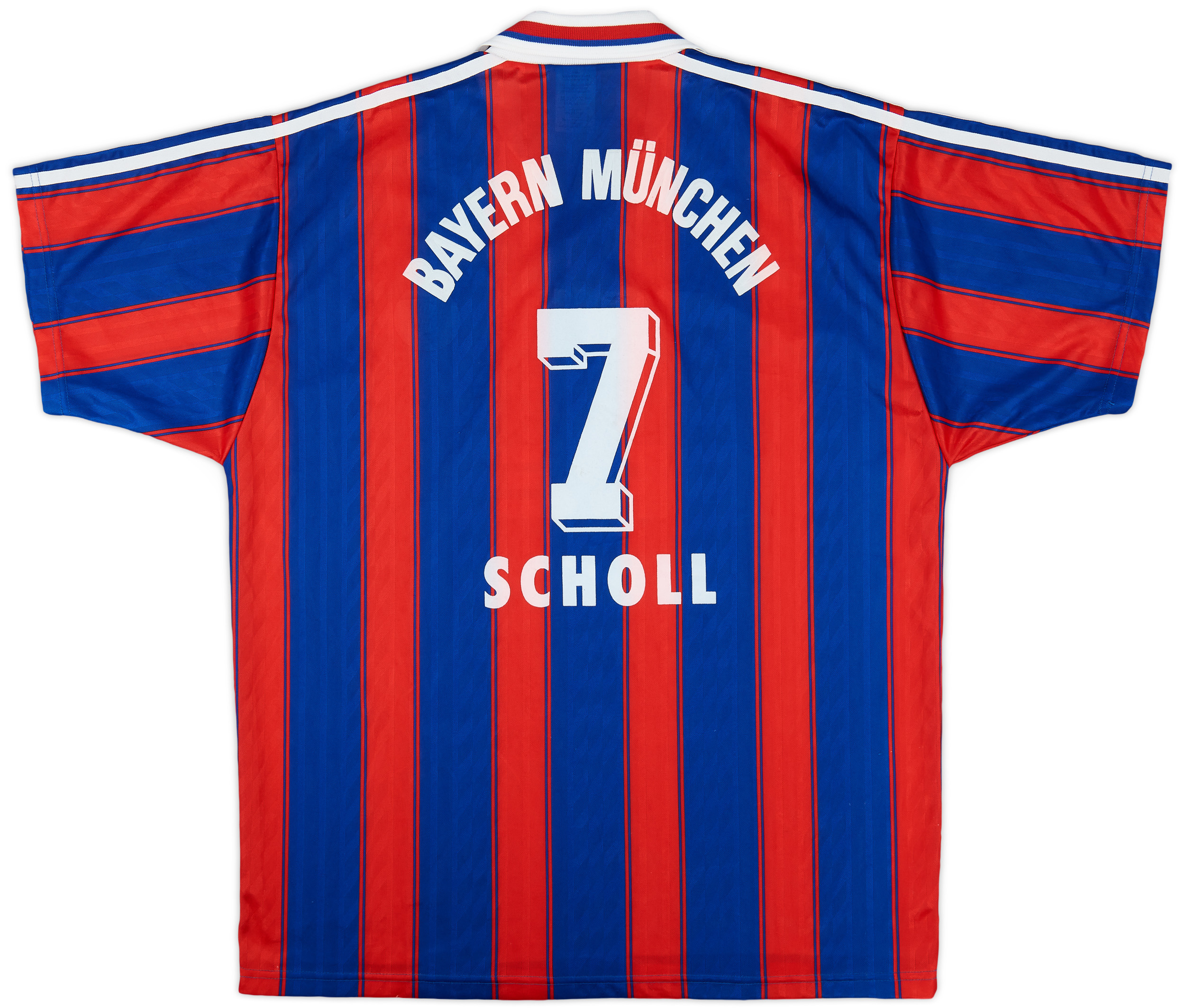 1995-97 Bayern Munich Home Shirt Scholl #7 - 7/10 - (L)
