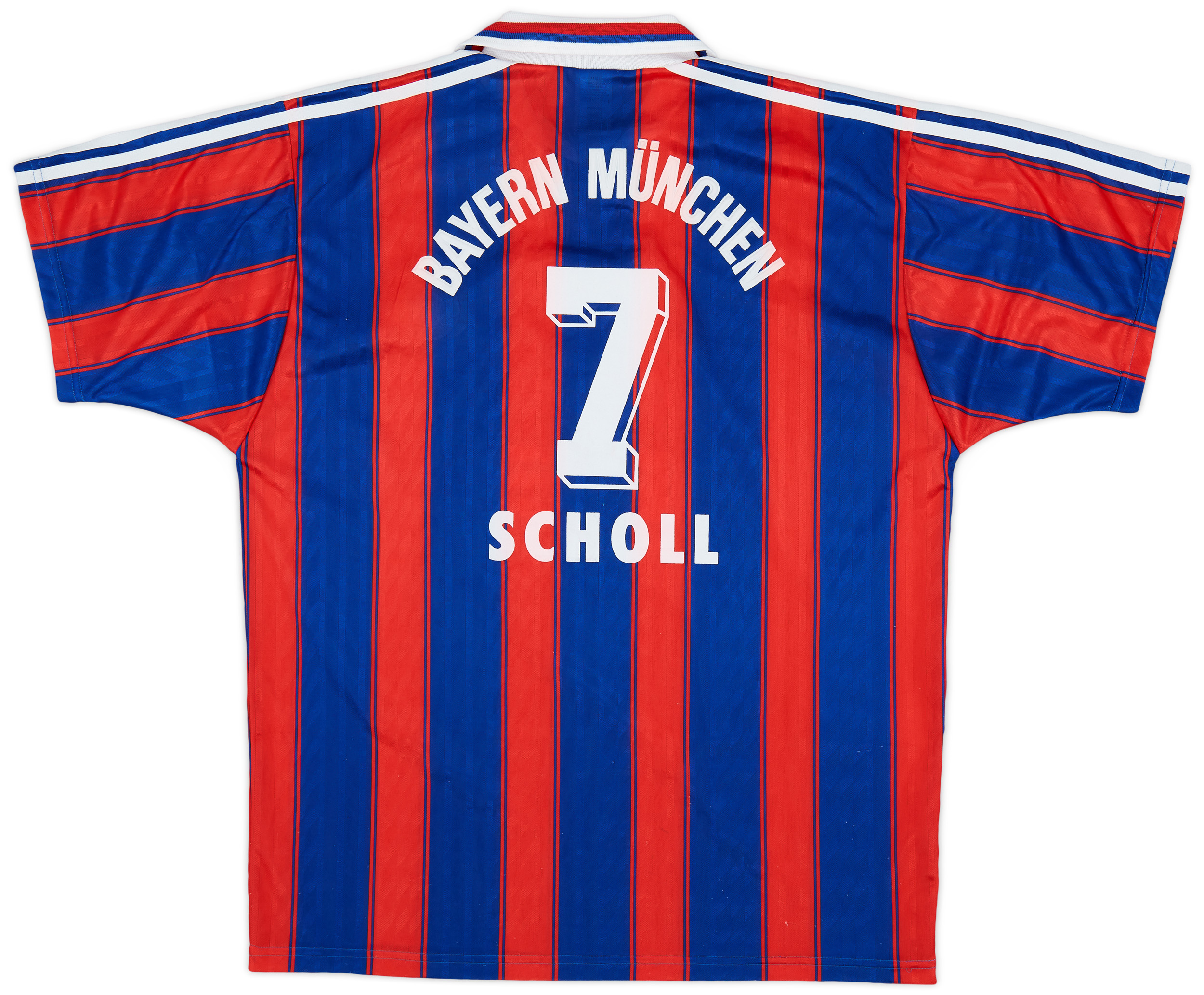 1995-97 Bayern Munich Home Shirt Scholl #7 - 9/10 - (L)