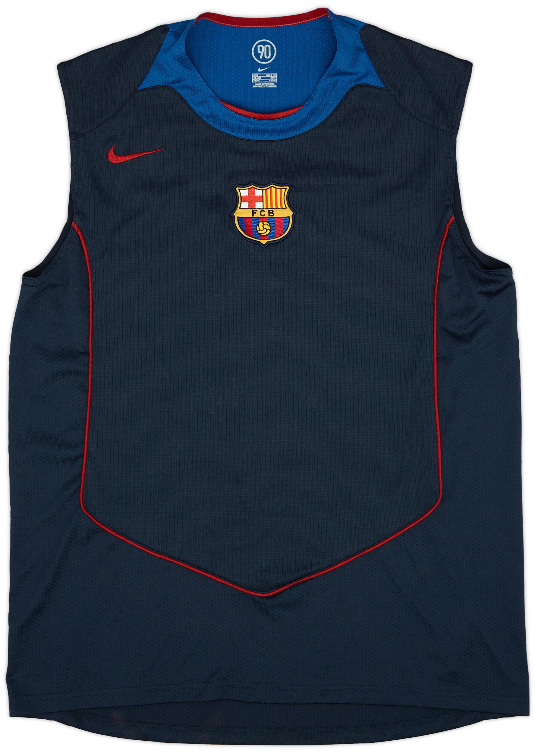 2004-05 Barcelona Nike Training Vest - 8/10 - (L)