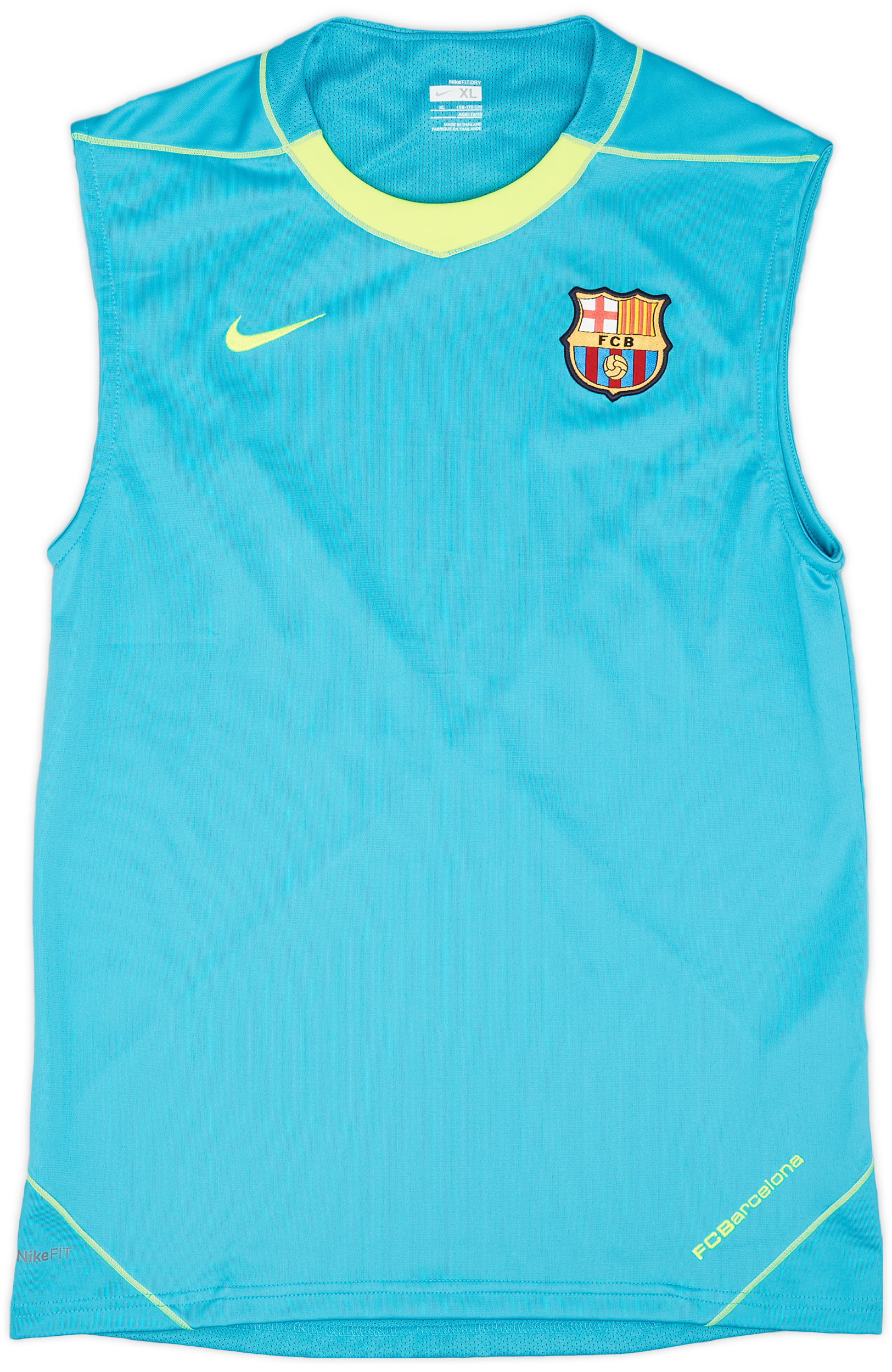 2007-08 Barcelona Nike Training Vest - 9/10 - (XL.Boys)