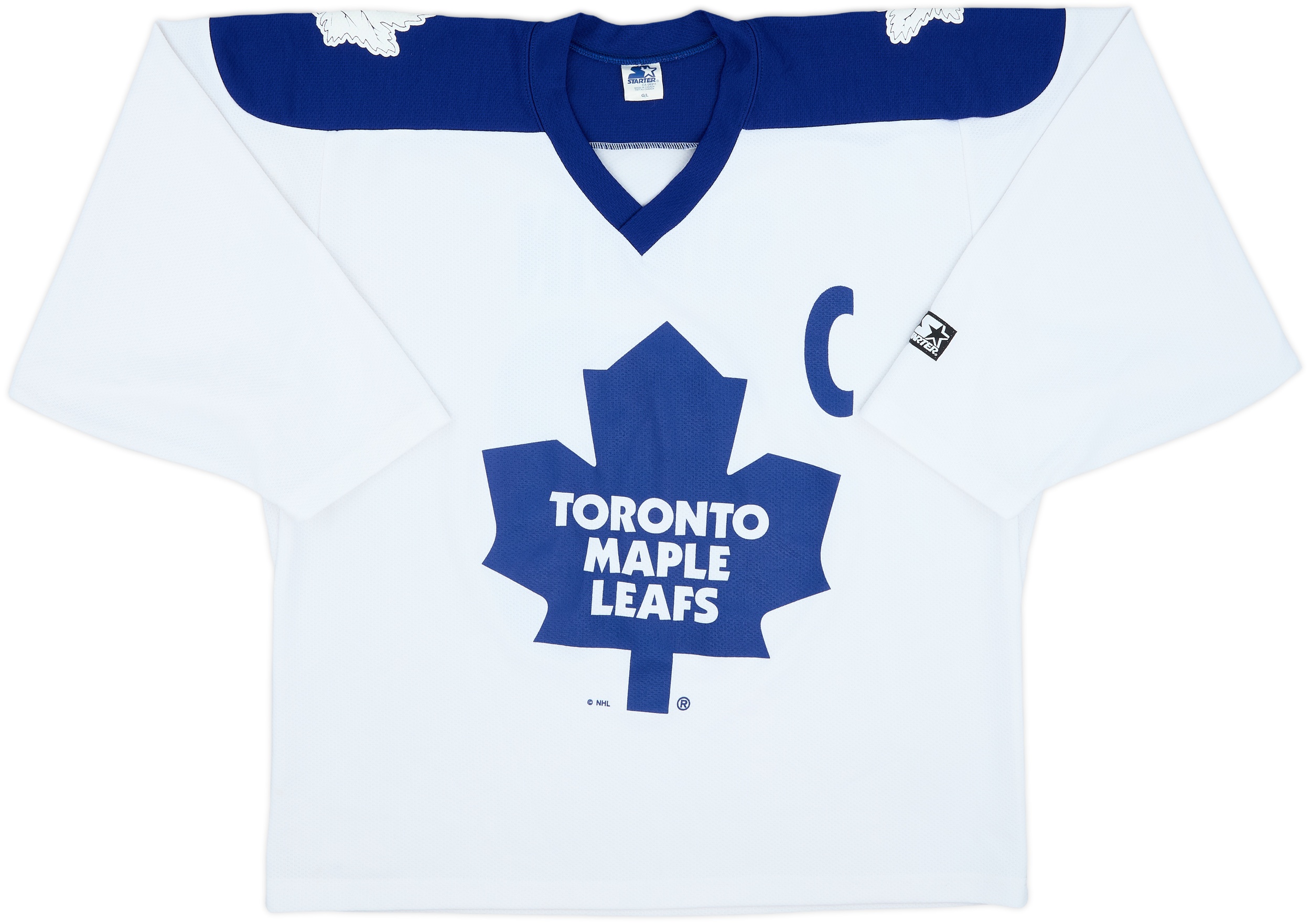 1997-99 Toronto Maple Leafs Sundin #13 Starter Practice Jersey - 8/10 - (L)