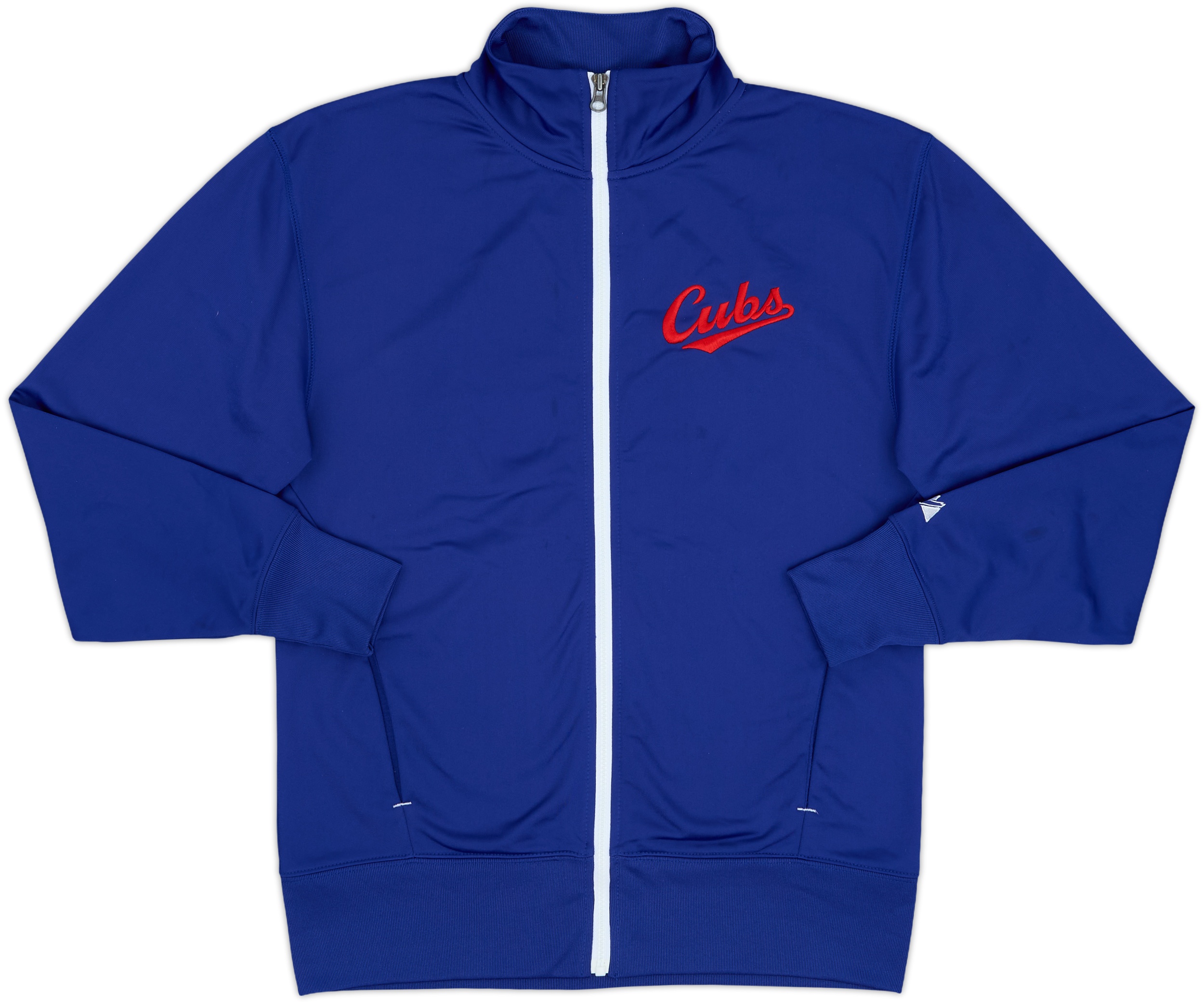 2010 Chicago Cubs Majestic Track Jacket - 8/10 - (S)