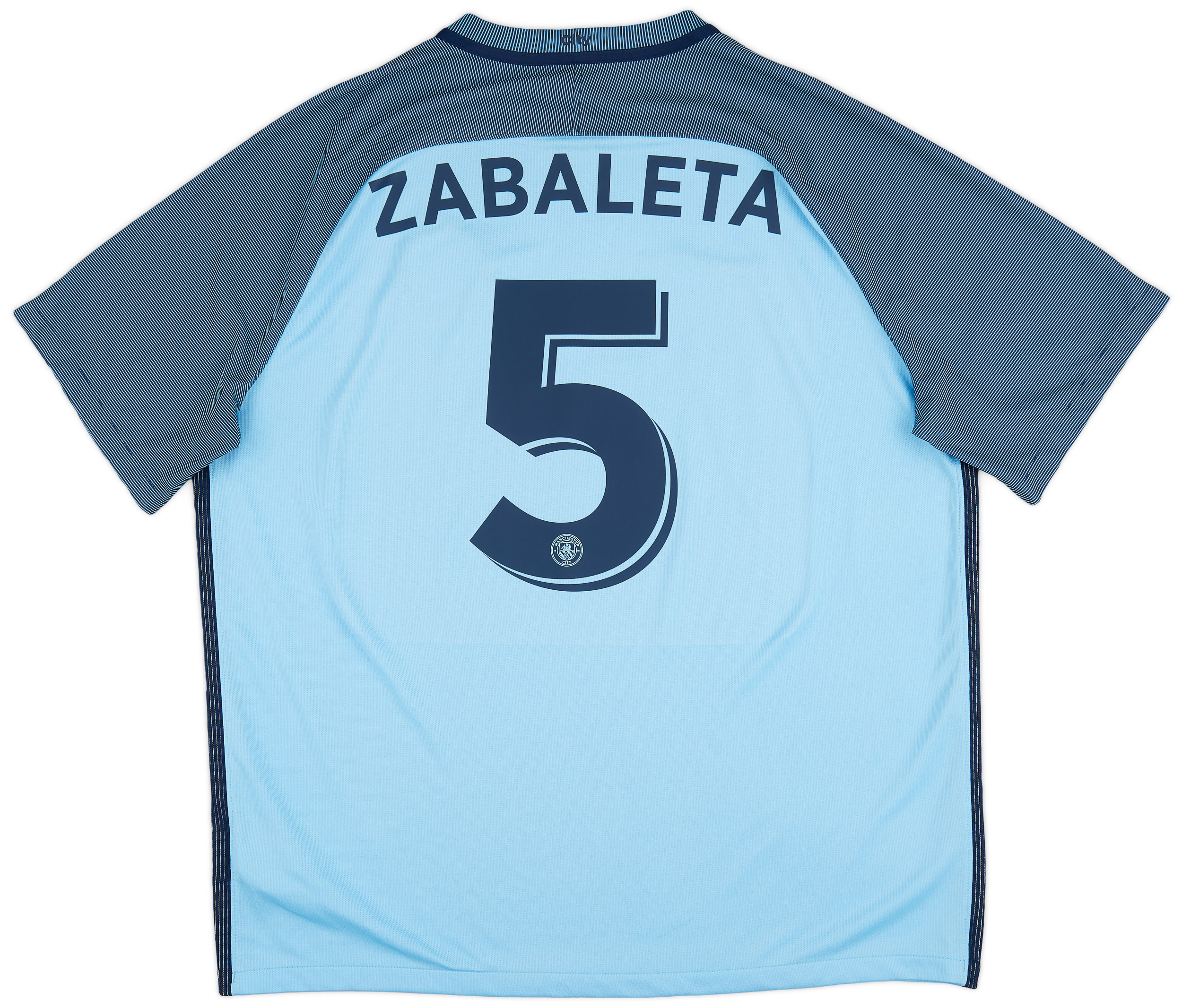 2016-17 Manchester City Home Shirt Zabaleta #5 - 7/10 - (XXL)