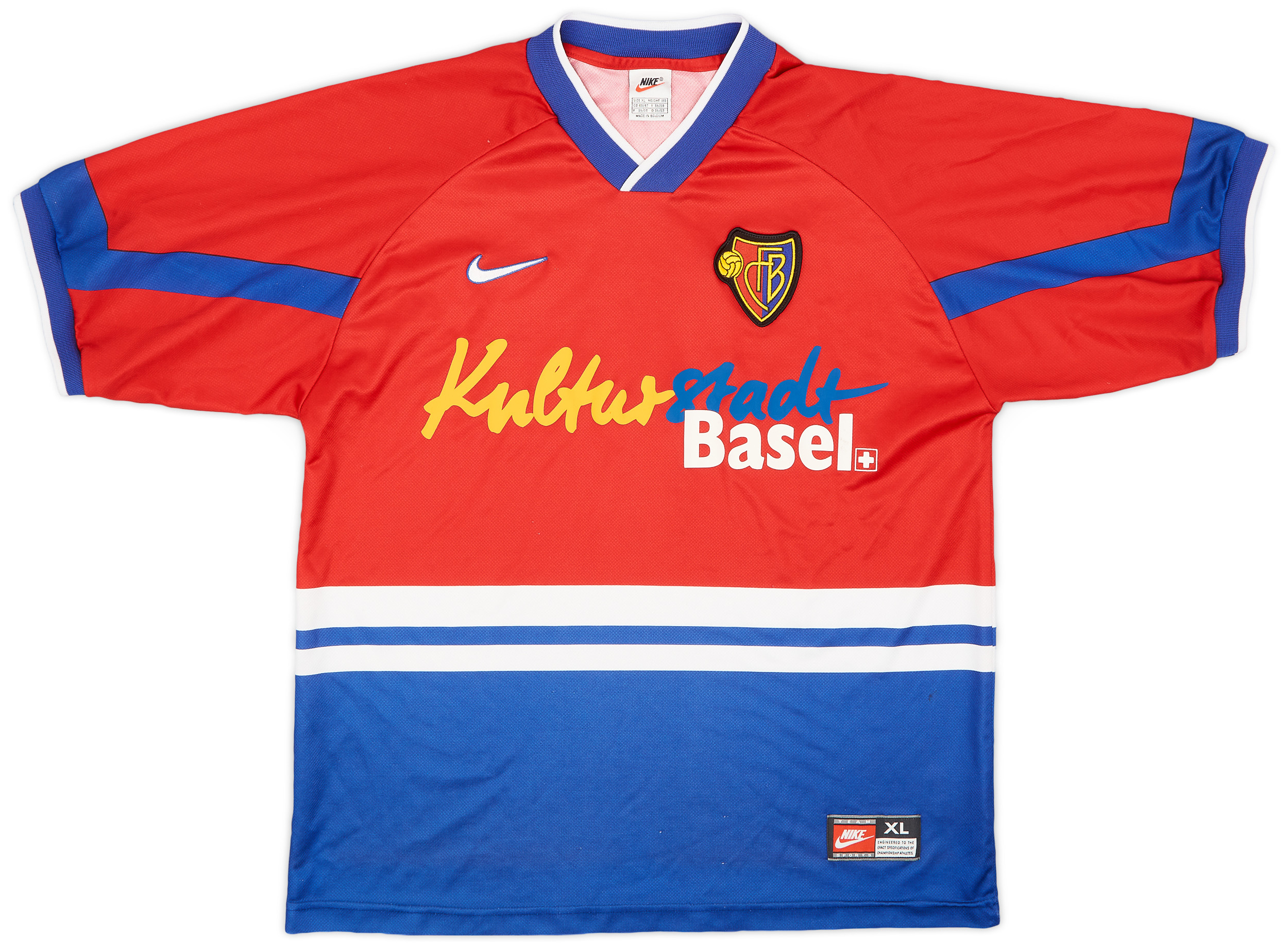 1998-99 FC Basel Home Shirt - 8/10 - (XL)
