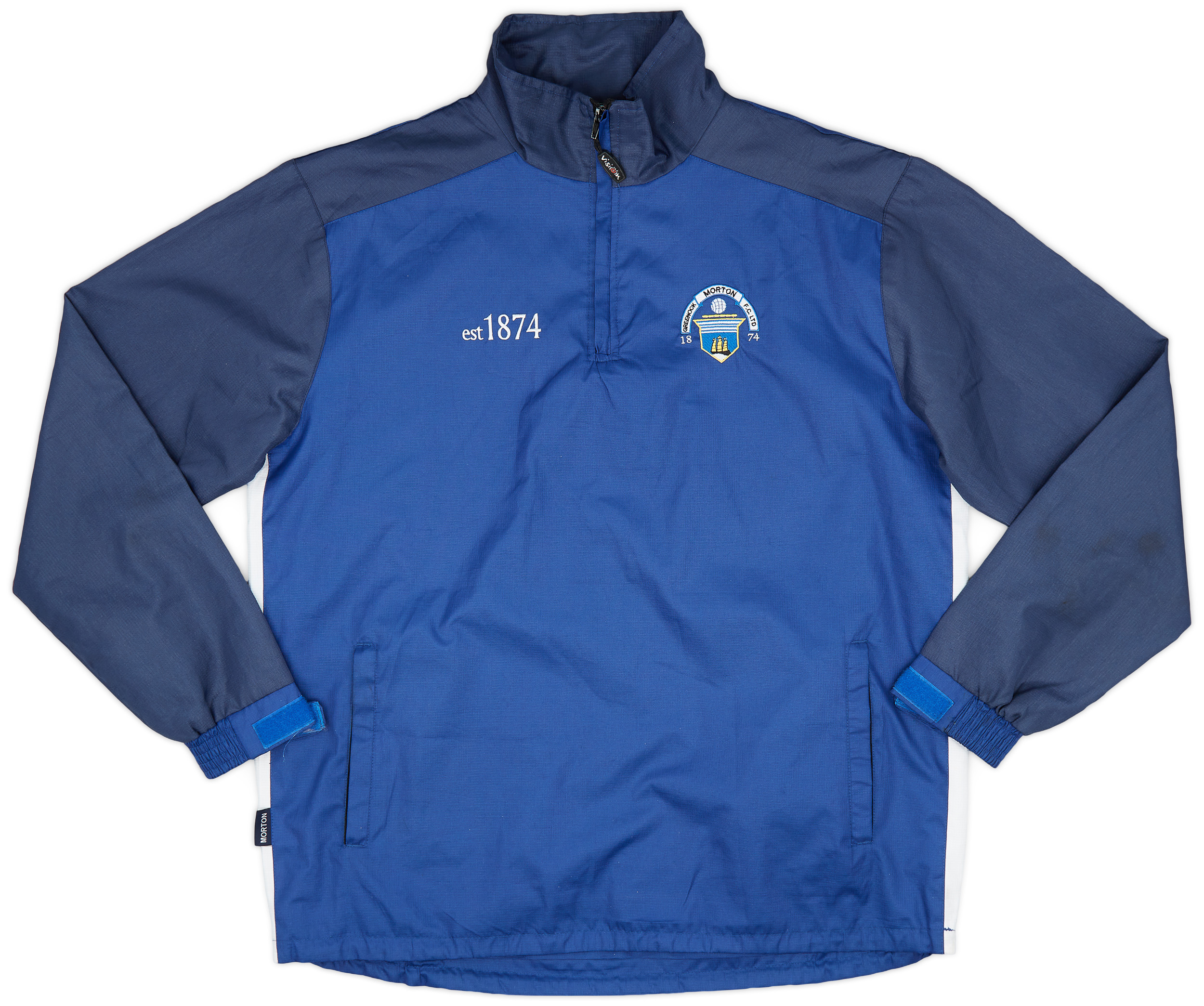 2018-20 Greenock Morton Vision Track Jacket - 9/10 - (XL)