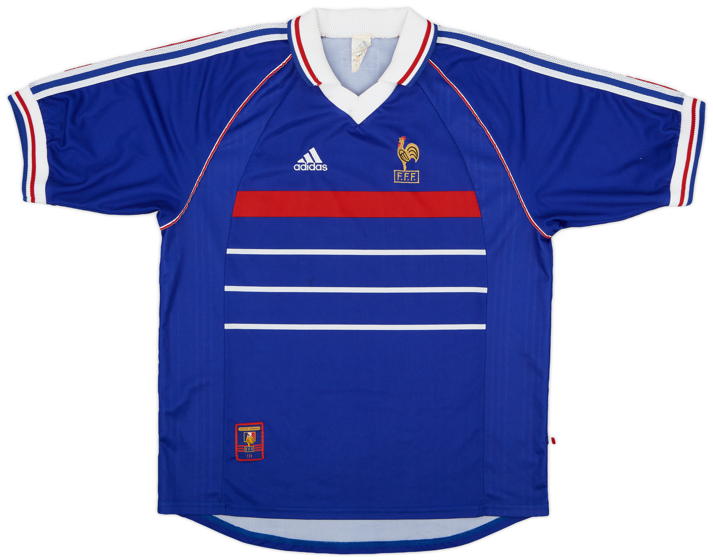 1998-00 France Home Shirt - 8/10 - (L)