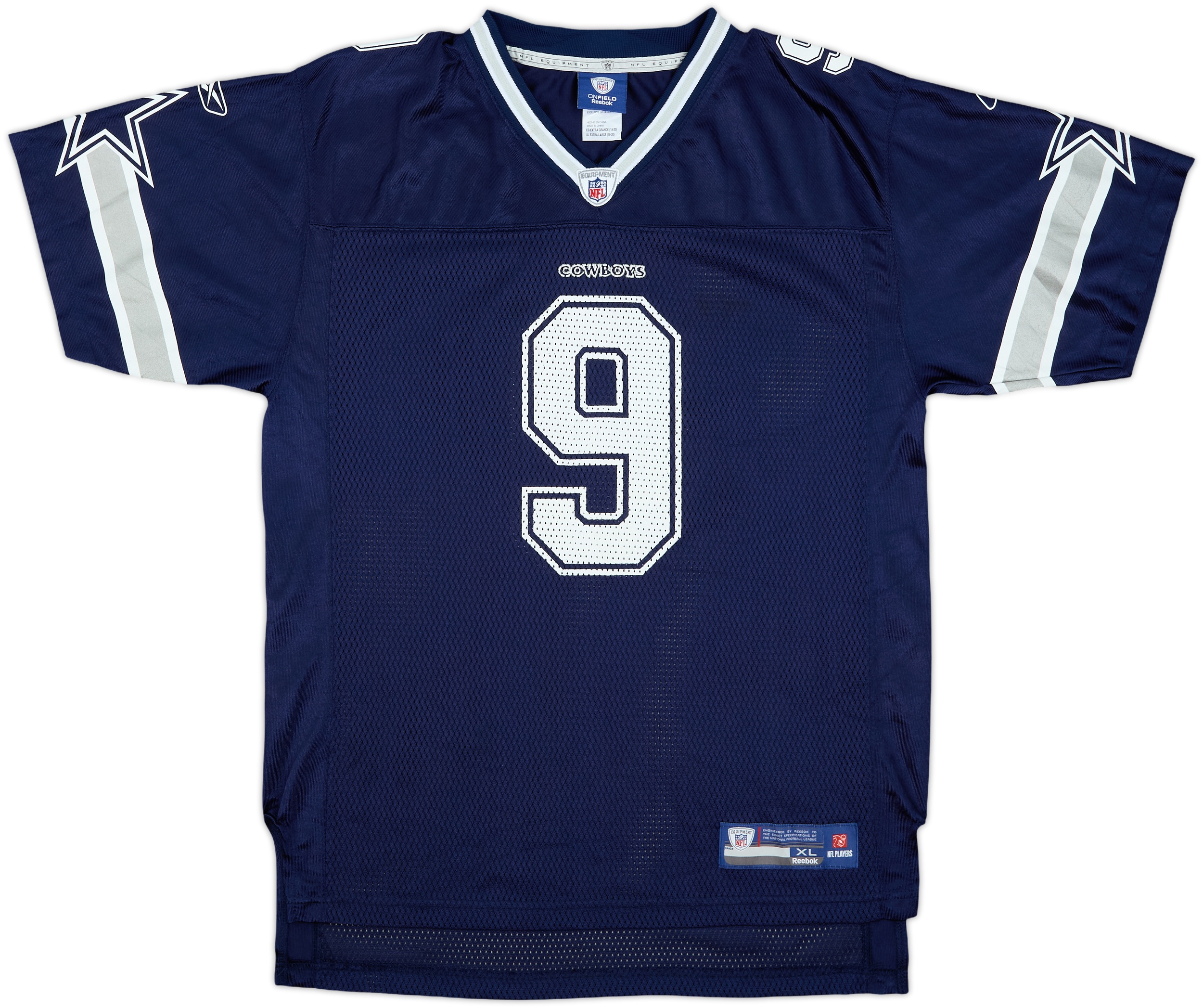 2008-11 Dallas Cowboys Romo #9 Reebok On Field Home Jersey - 8/10 - (XL ...