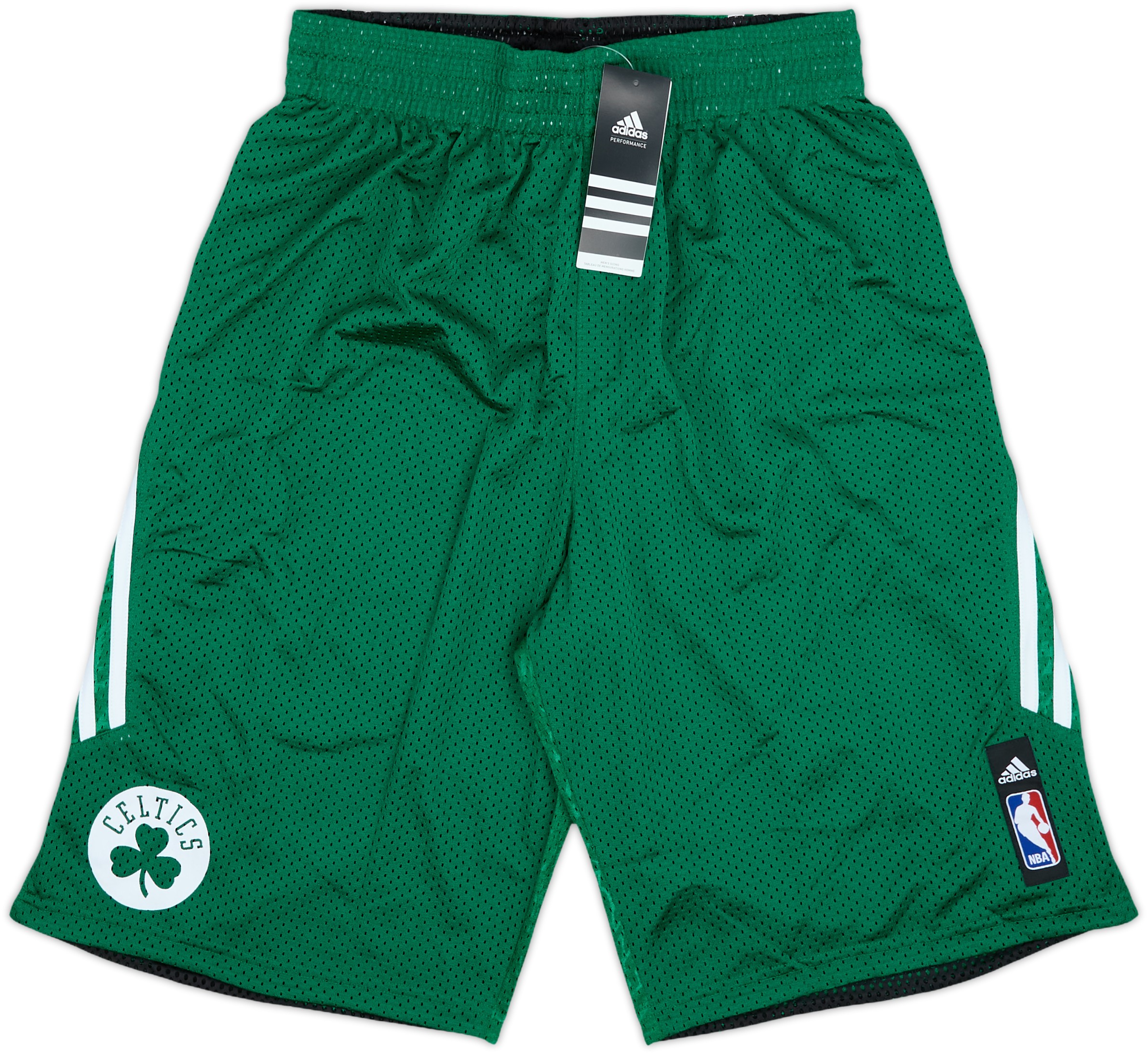 2013-14 Boston Celtics adidas Reversible Training Shorts (M)