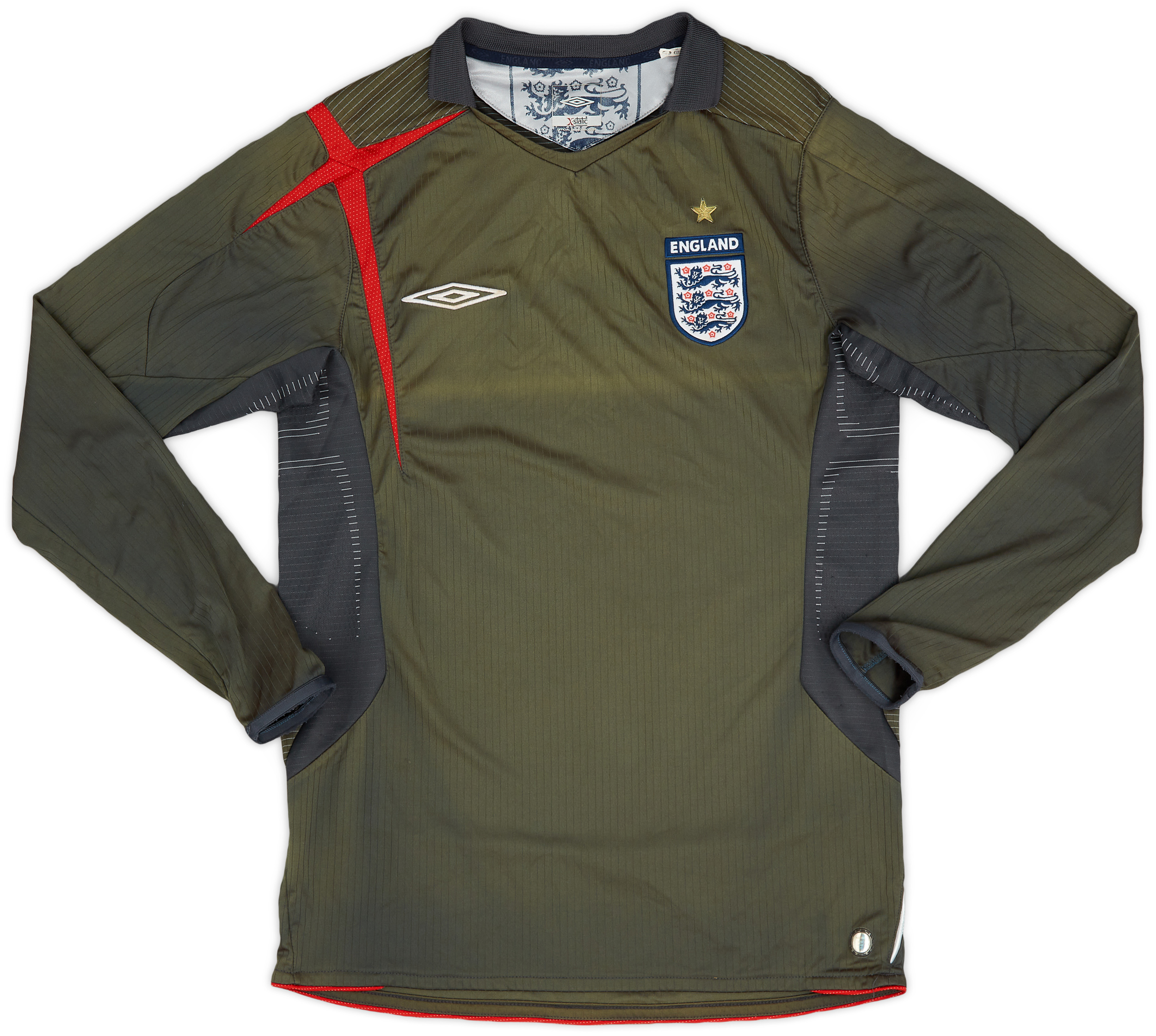 2006-08 England GK Shirt - 9/10 - (S)