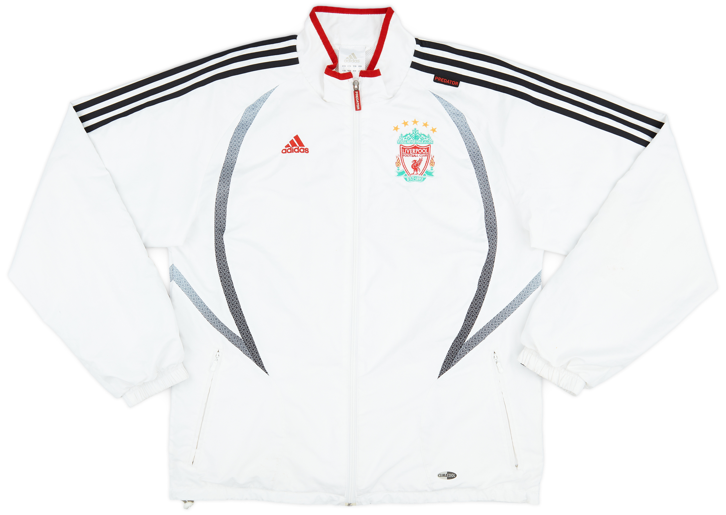 2006-07 Liverpool adidas Predator Track Jacket - 8/10 - (M)