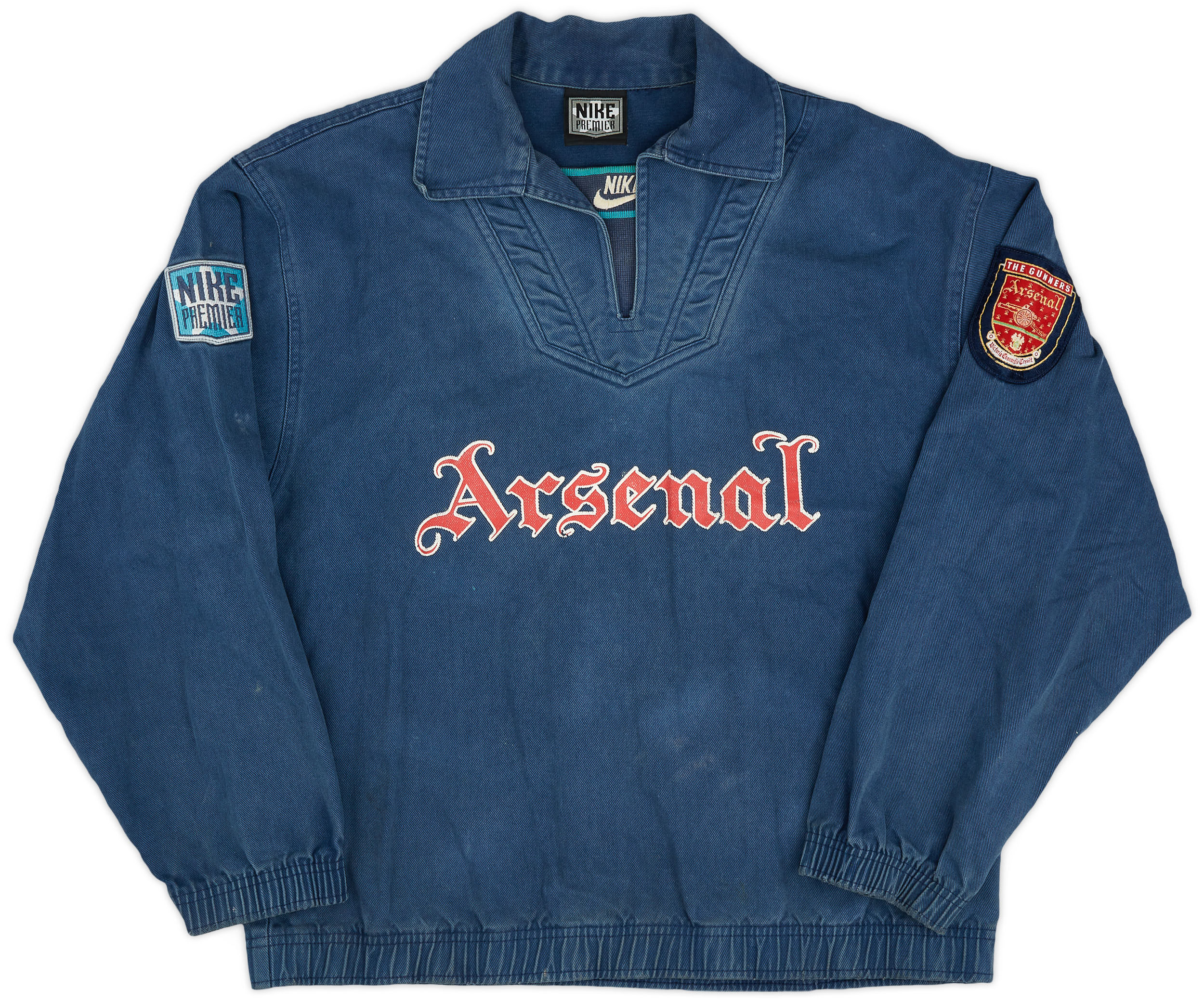 1994-96 Arsenal Nike Sweat Top - 6/10 - (M)
